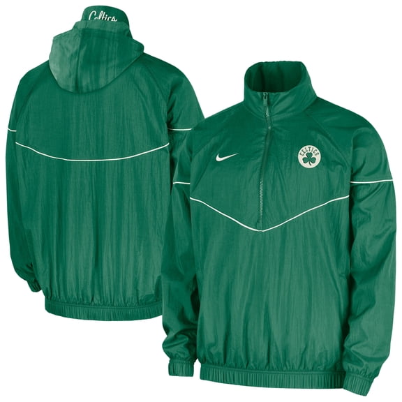 Men's Nike Black/Kelly Green Boston Celtics Courtside Club Premium ...