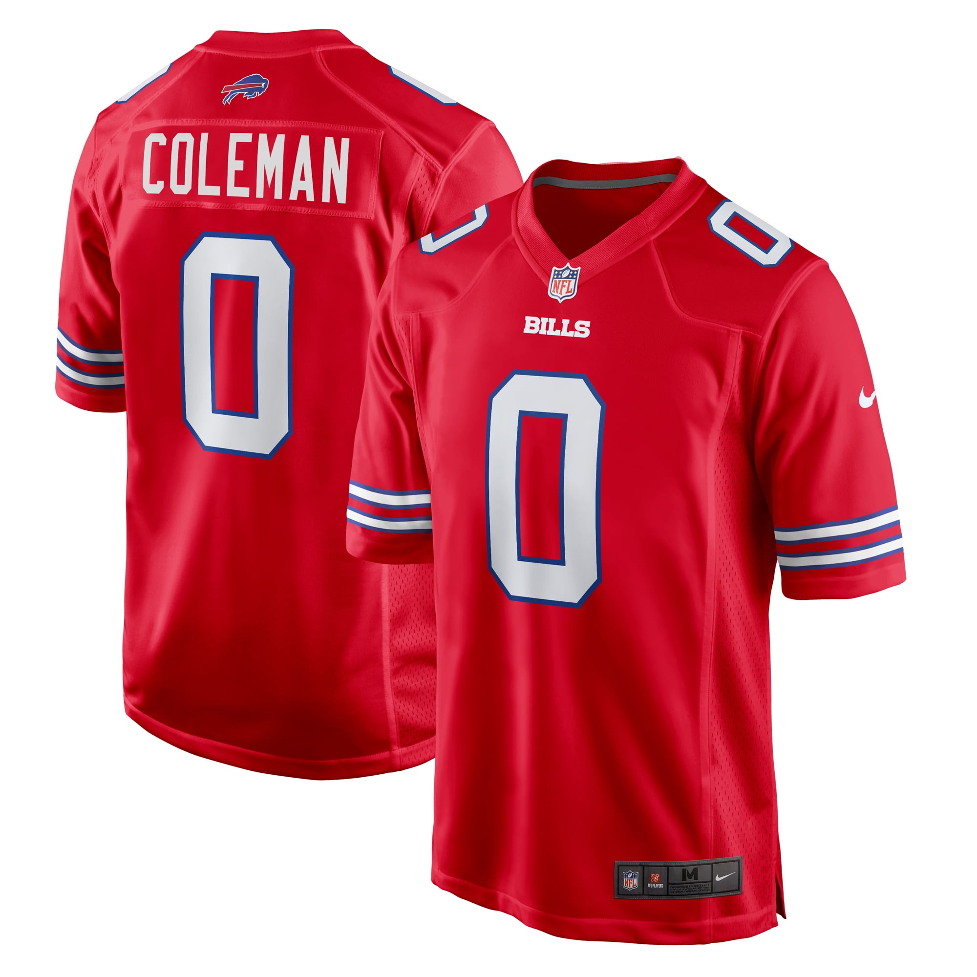 Men's Nike Keon Coleman Red Buffalo Bills Alternate Game Jersey ...