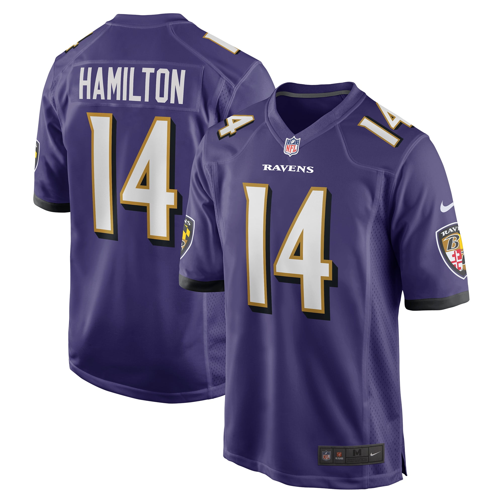 Men's Nike Kyle Hamilton Purple Baltimore Ravens Player Game Jersey ...