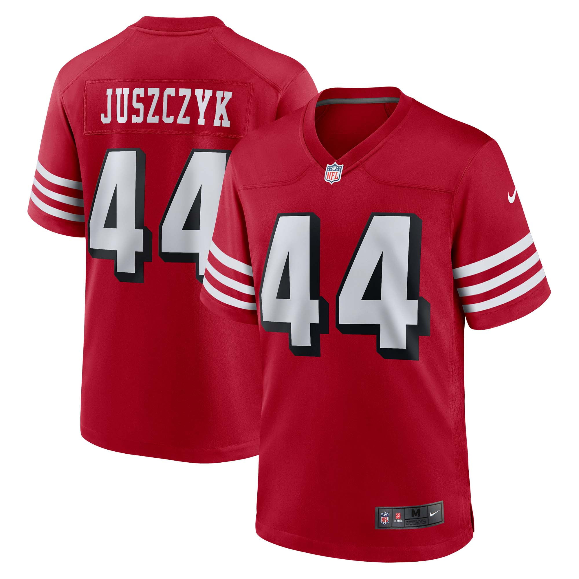 Men's Nike Kyle Juszczyk Scarlet San Francisco 49ers Alternate Game ...