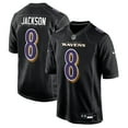 Men's-Nike Lamar Jackson Carbon Black Baltimore Ravens Fashion Jersey ...