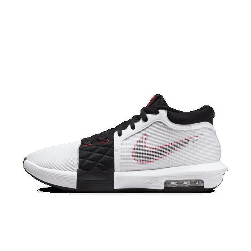 Men's Nike Lebron Witness 8 Basketball Shoes Color: White Black Red ...