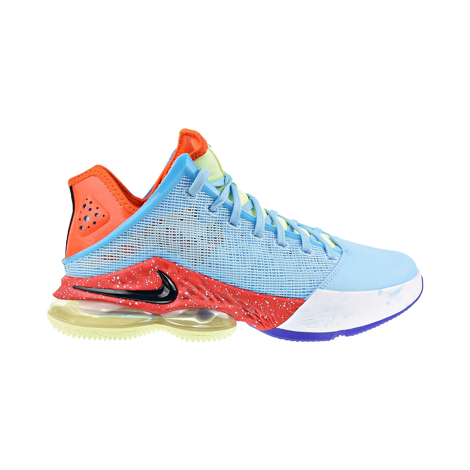 Men's Nike Lebron XIX Low Blue Chill/Black-Lt Crimson (DO9829 400) - 10 ...
