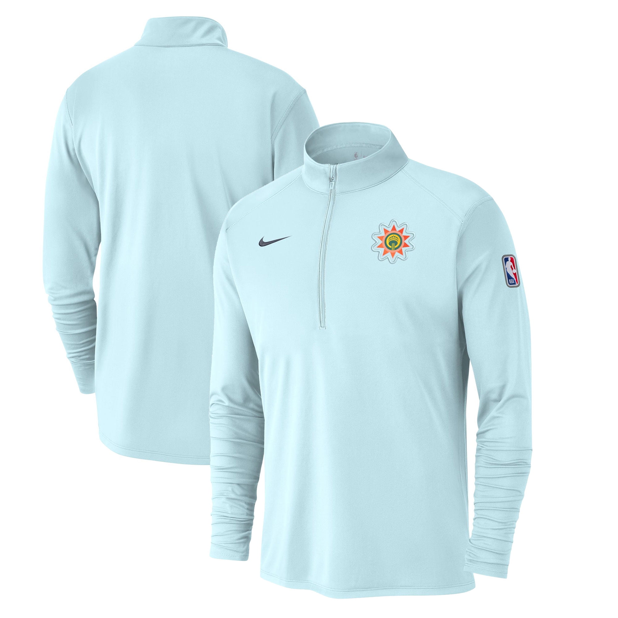 Men's Nike Light Blue San Antonio Spurs 2024/25 City Edition Authentic ...