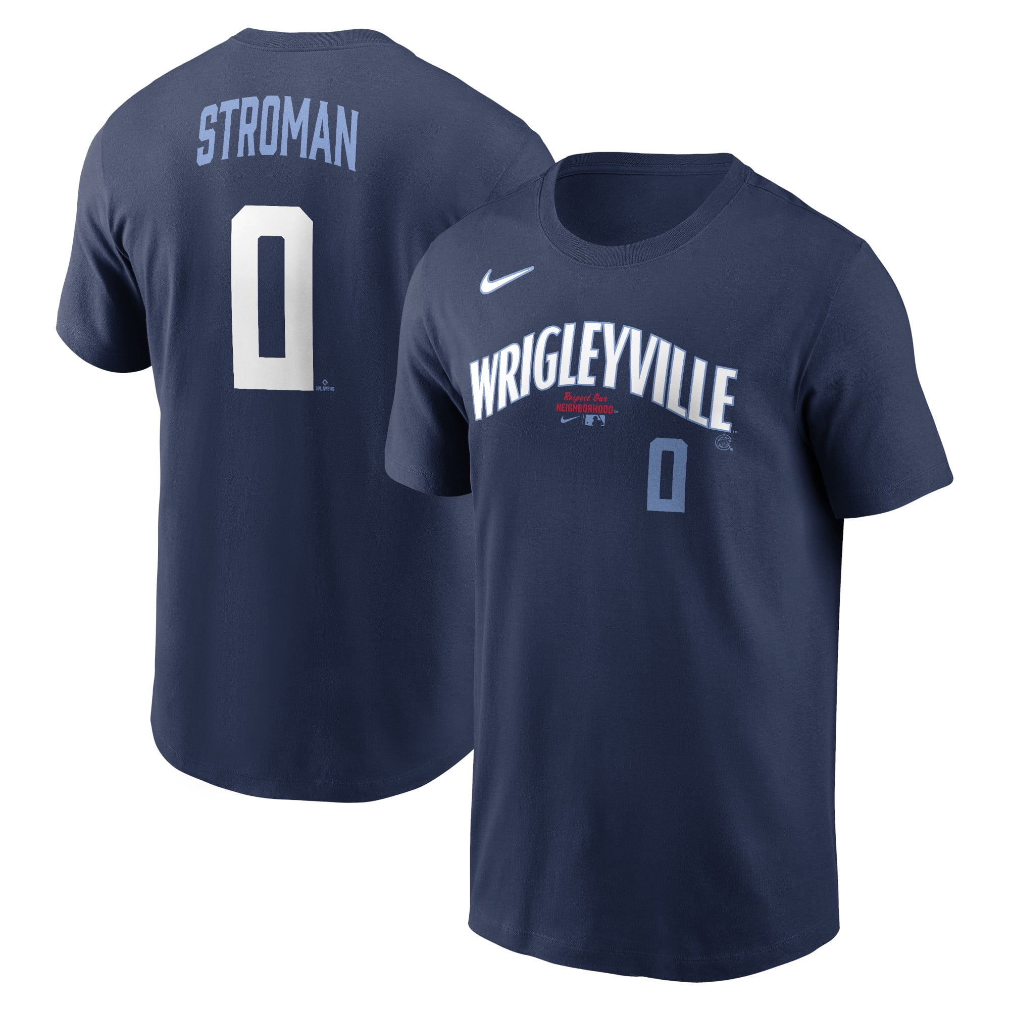 Men's Nike Marcus Stroman Navy Chicago Cubs City Connect Name & Number ...