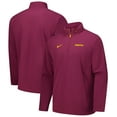 Men's Nike Maroon Minnesota Golden Gophers 2024 Sideline Coach Quarter-Zip Hoodie Jacket ...