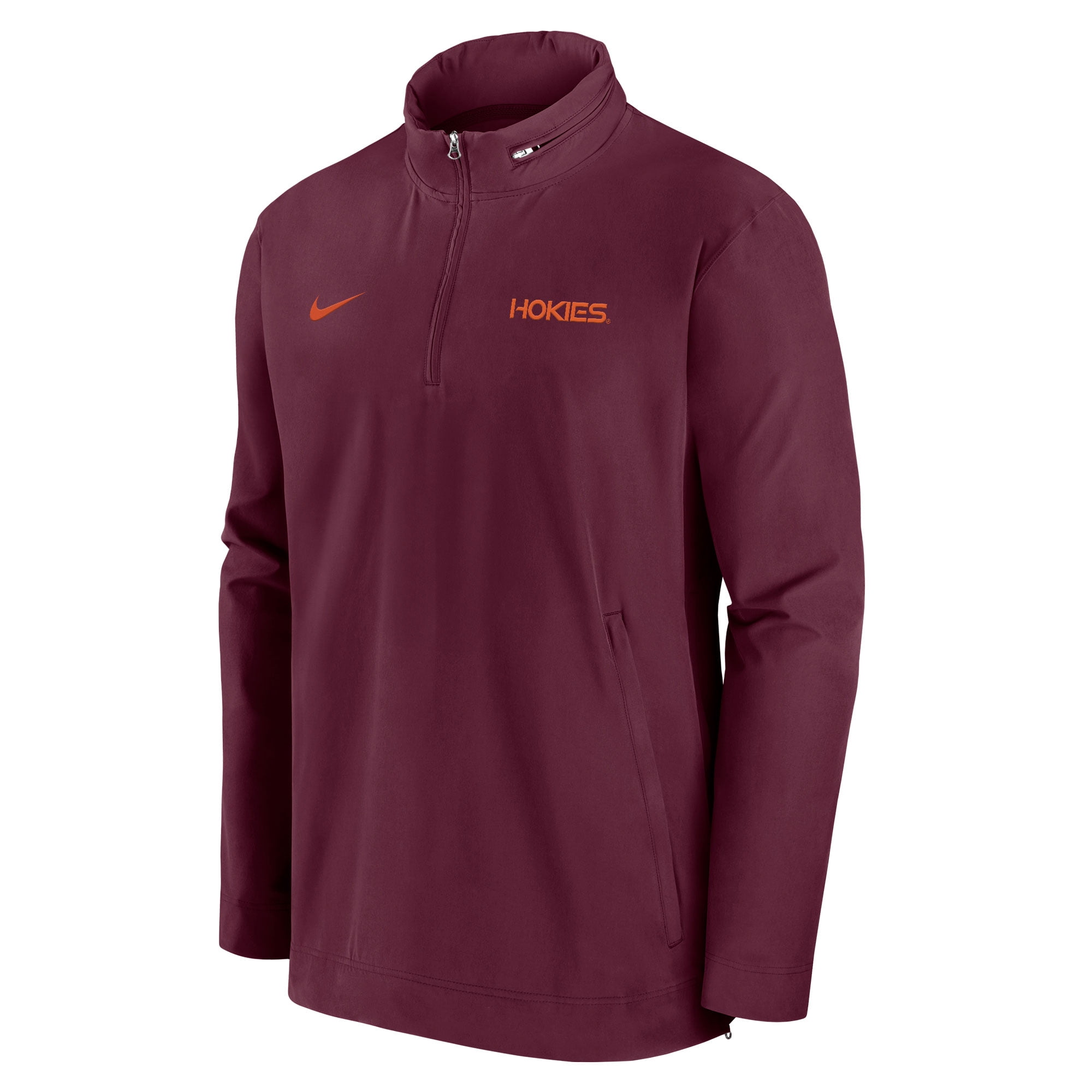 Men's Nike Maroon Virginia Tech Hokies 2024 Sideline Coach Quarter-Zip Hoodie Jacket - Walmart.com