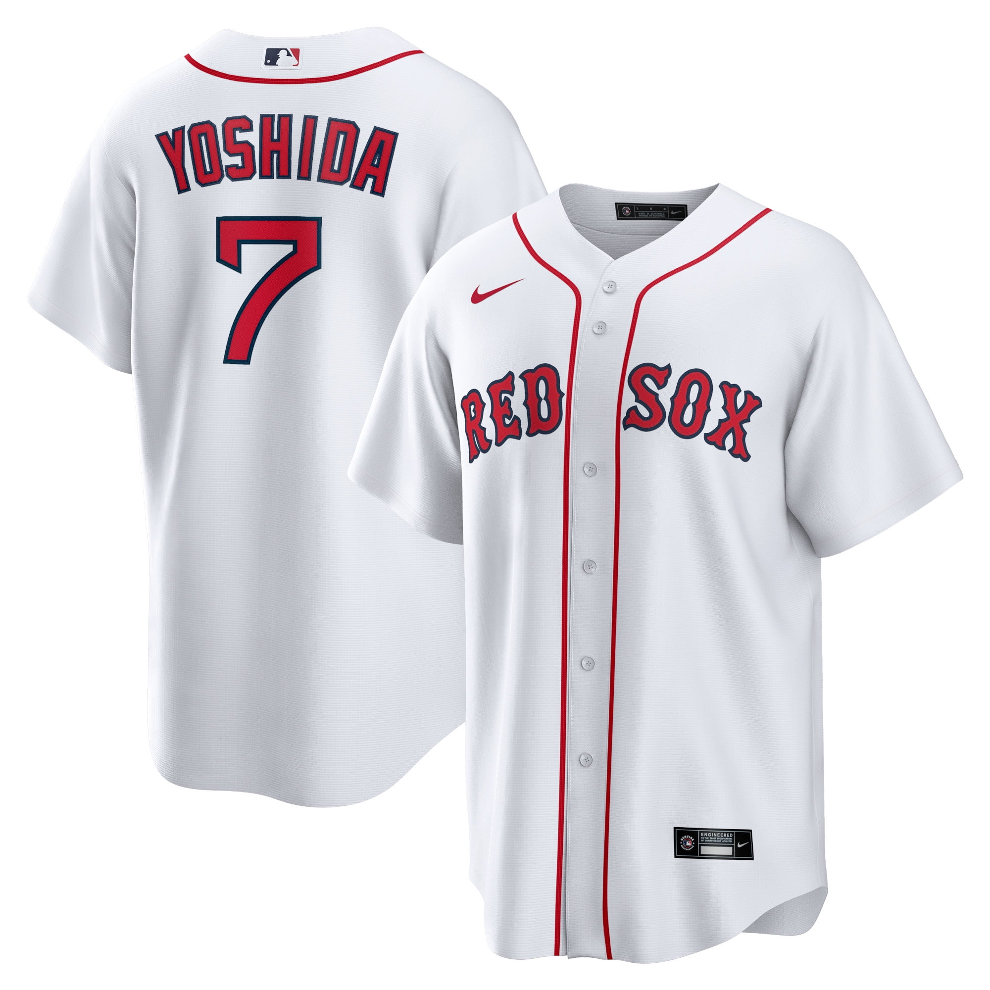 Men's Nike Masataka Yoshida White Boston Red Sox Replica Player Jersey - Walmart.com