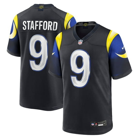 Men's Nike Matthew Stafford Midnight Blue Los Angeles Rams 2025 ...