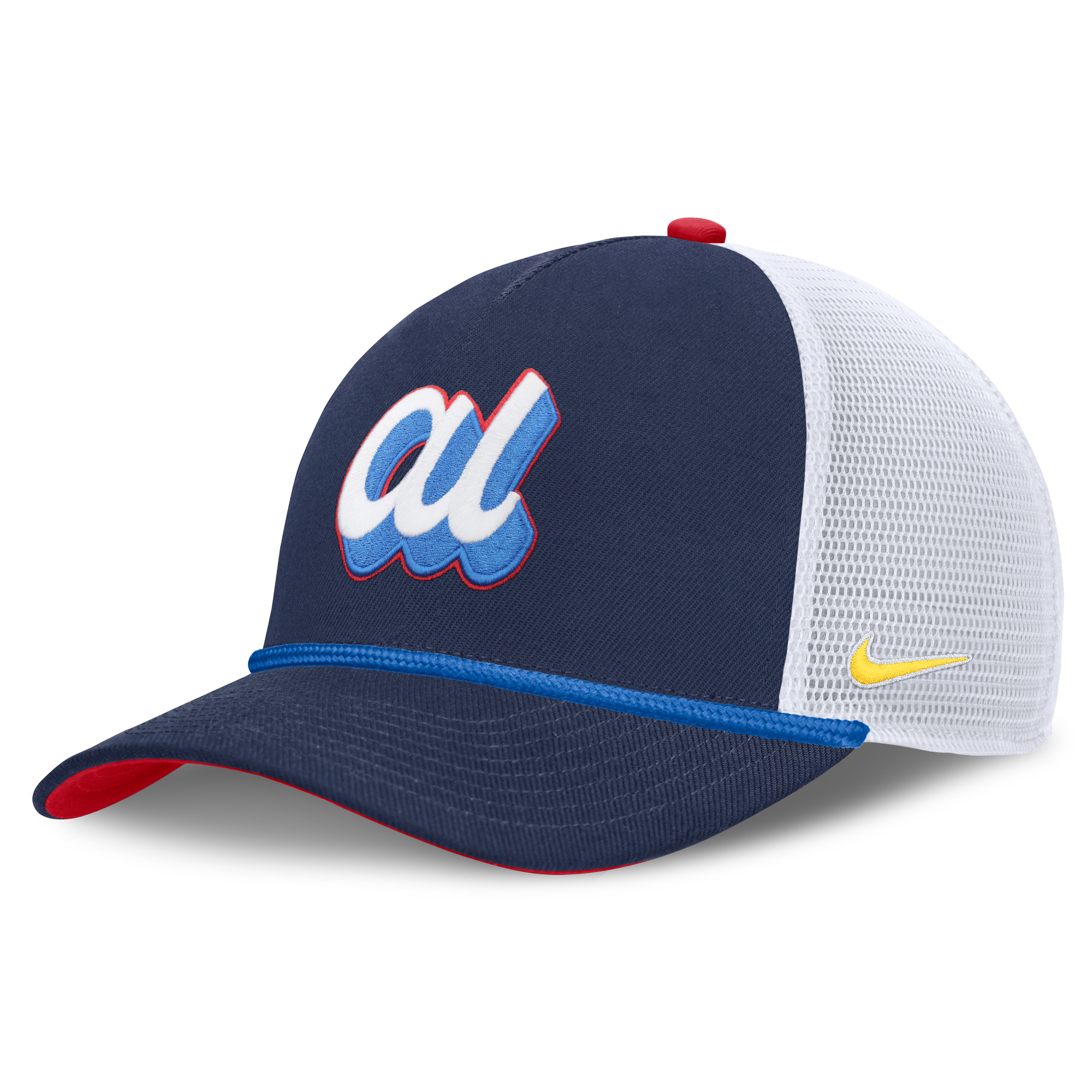Men's Nike Navy American League 2025 MLB All-Star Game Rise Trucker ...