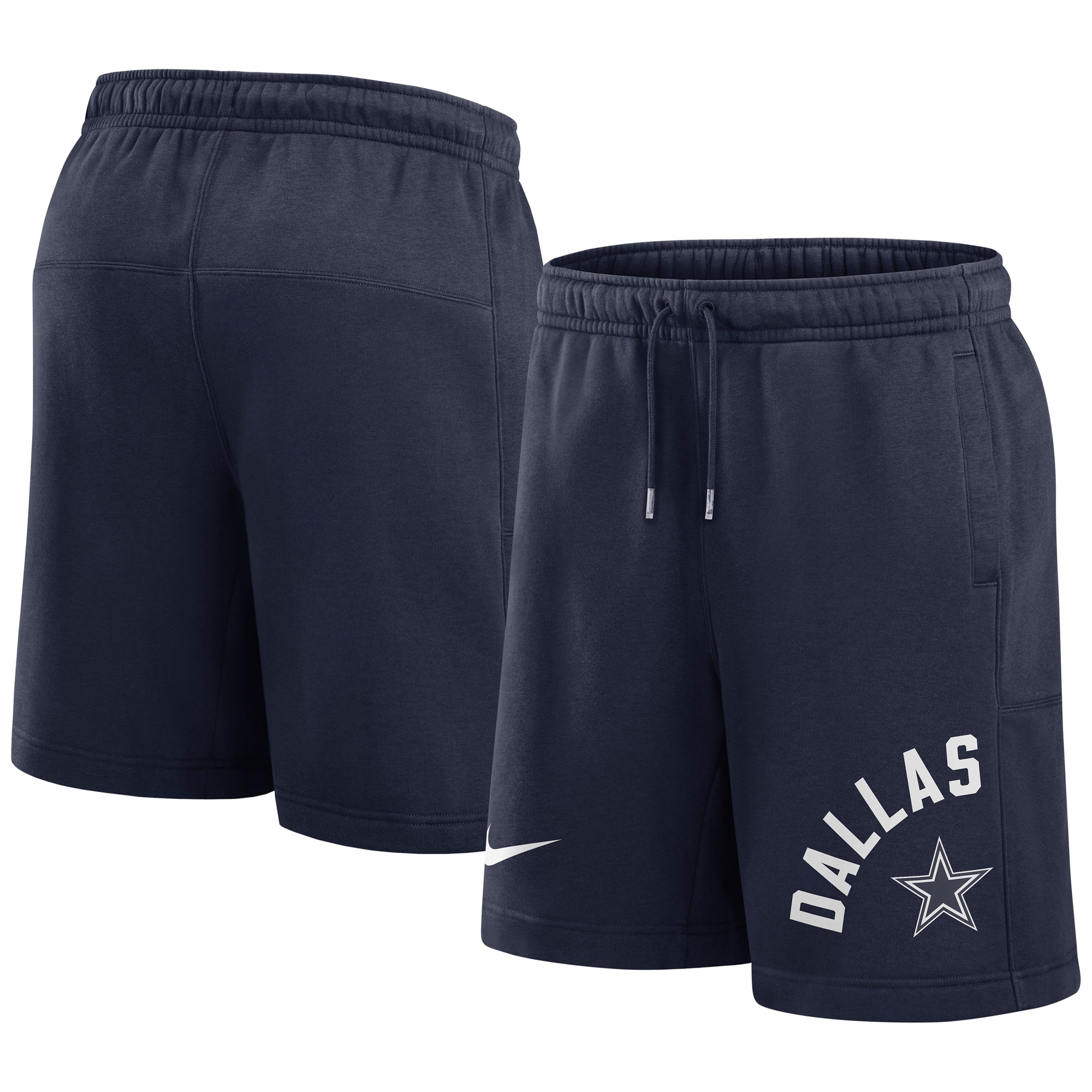 Men's Nike Navy Dallas Cowboys Arched Kicker Shorts - Walmart.com