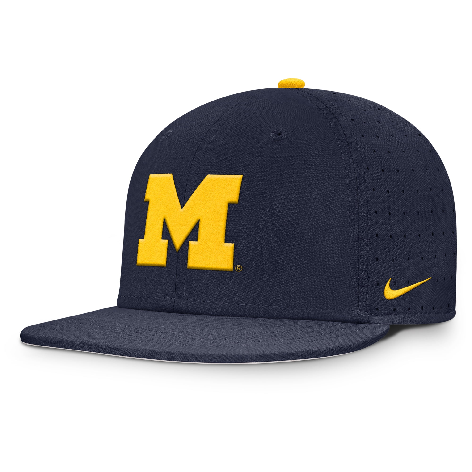Men's Nike Navy Michigan Wolverines On-Field Dugout True Performance ...