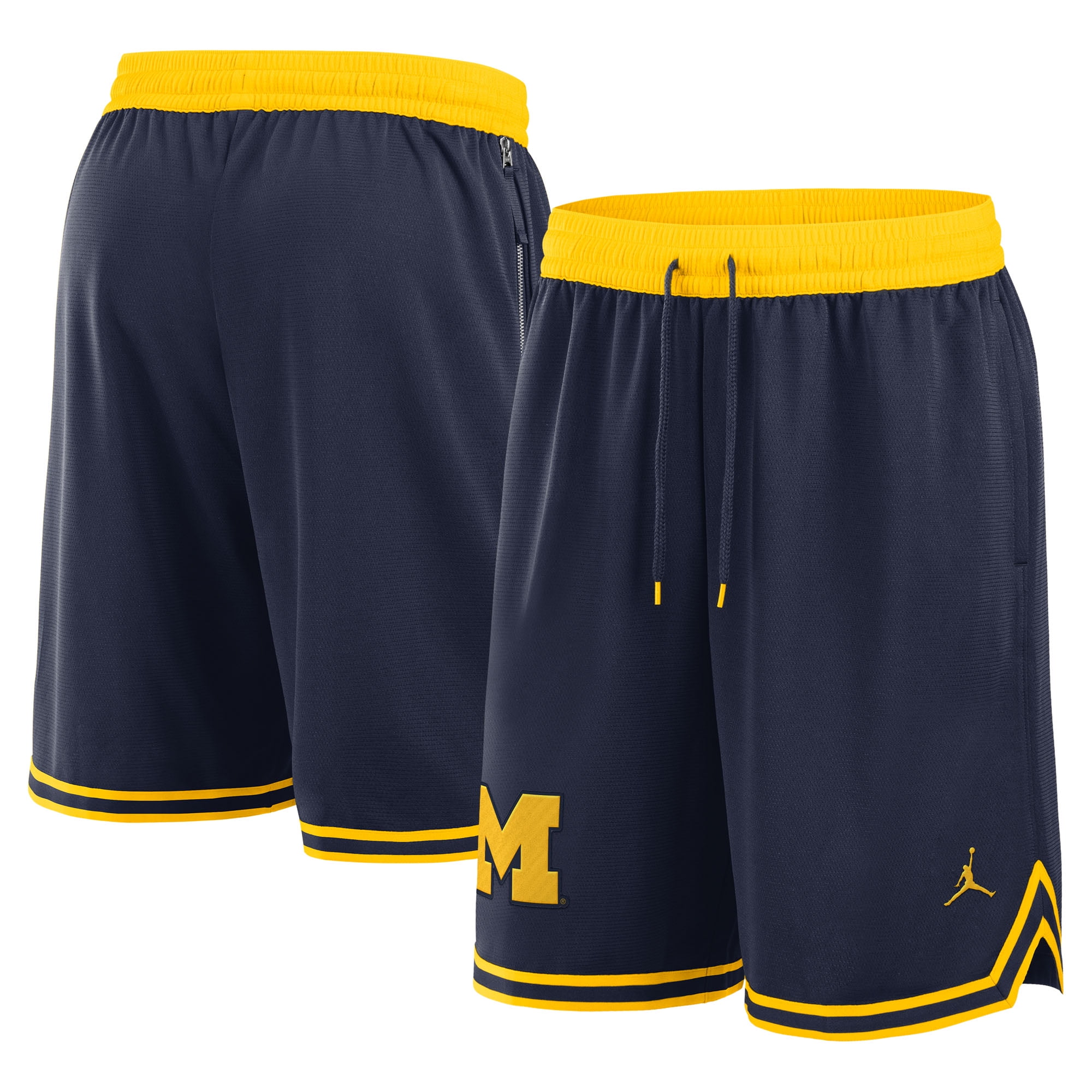 Men's Nike Navy Michigan Wolverines Performance Basketball Shorts - Walmart.com