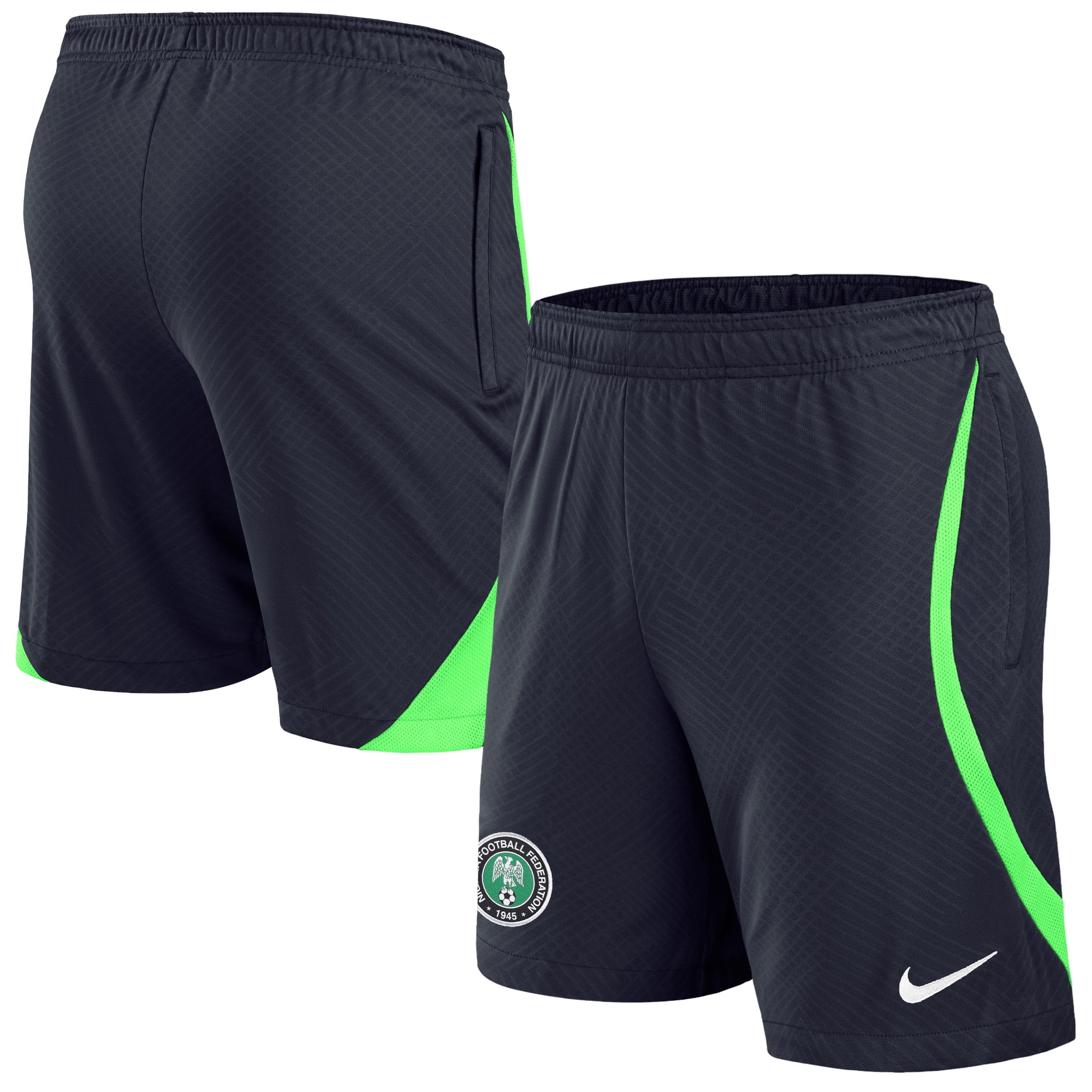 Men's Nike Navy Nigeria National Team 2022 Strike Performance Shorts ...