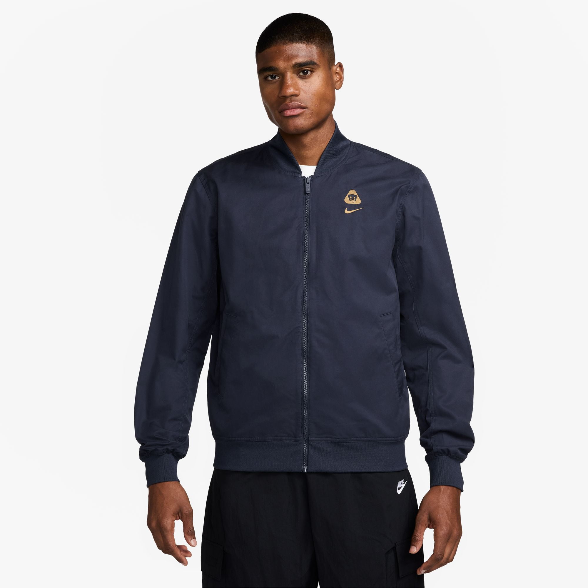 Men's Nike Navy Pumas UNAM Club Full-Zip Bomber Jacket - Walmart.com