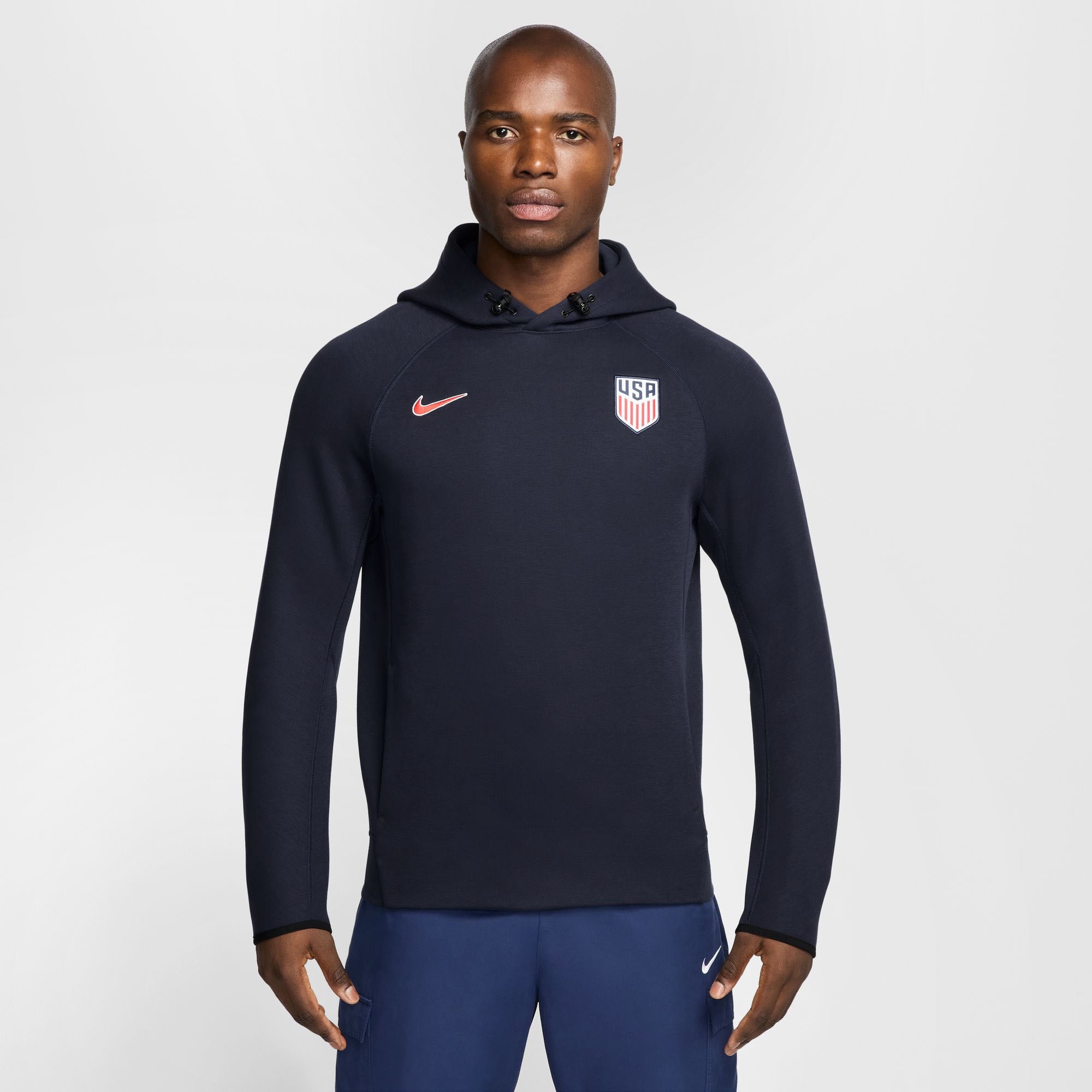 Men's Nike Navy USMNT Tech Fleece Pullover Hoodie - Walmart.com