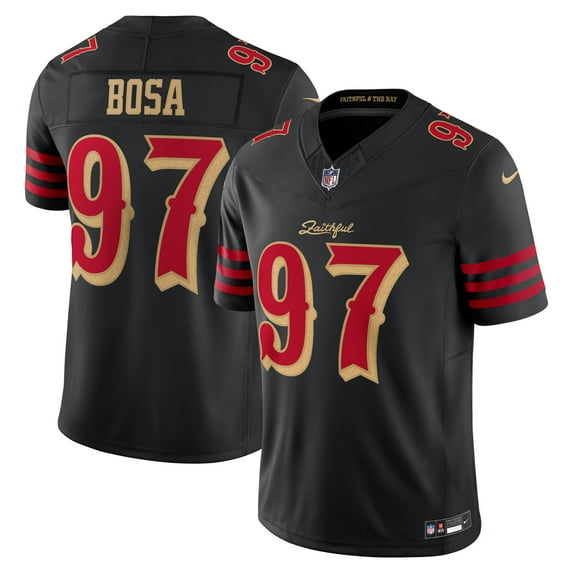 Men's Nike Nick Bosa Black San Francisco 49ers 2025 Rivalries ...