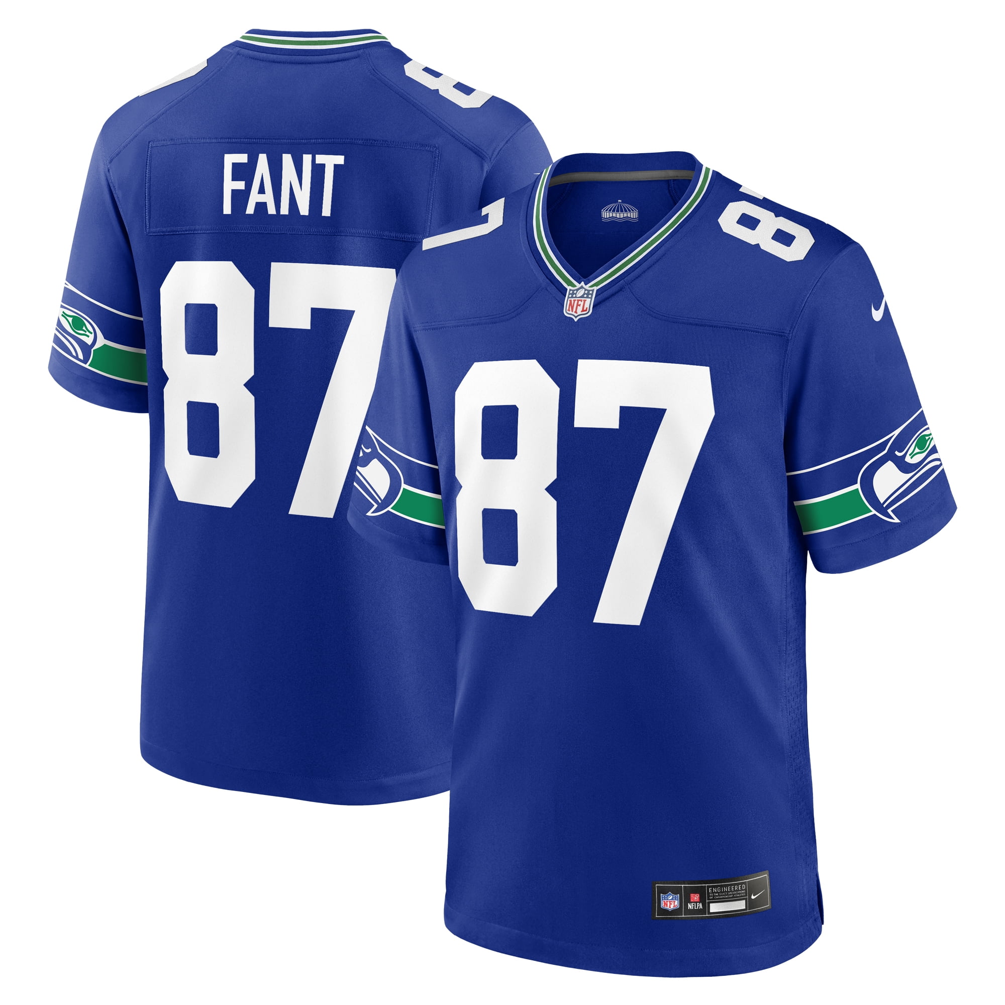 Men's Nike Noah Fant Royal Seattle Seahawks Alternate Game Jersey ...
