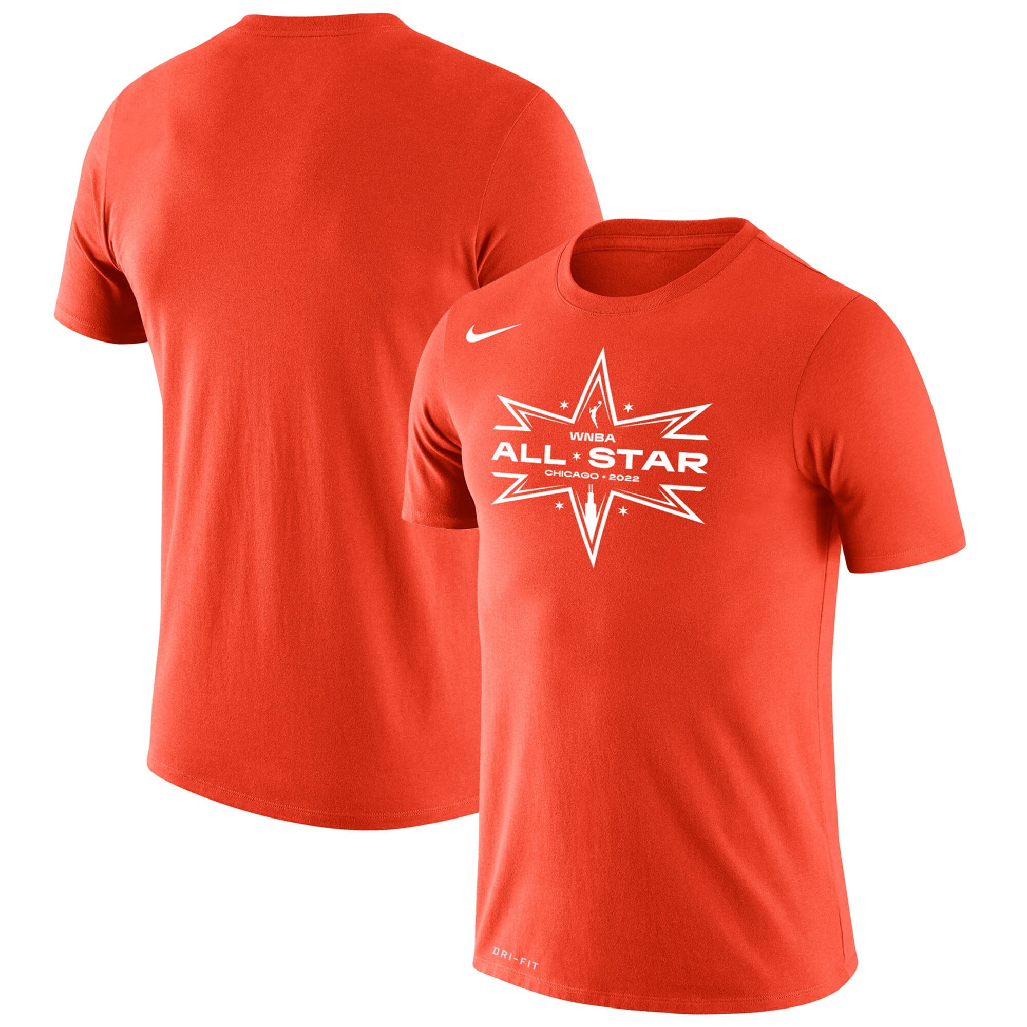 Men's Nike Orange 2022 WNBA All-Star Game Logo Legend Performance T ...