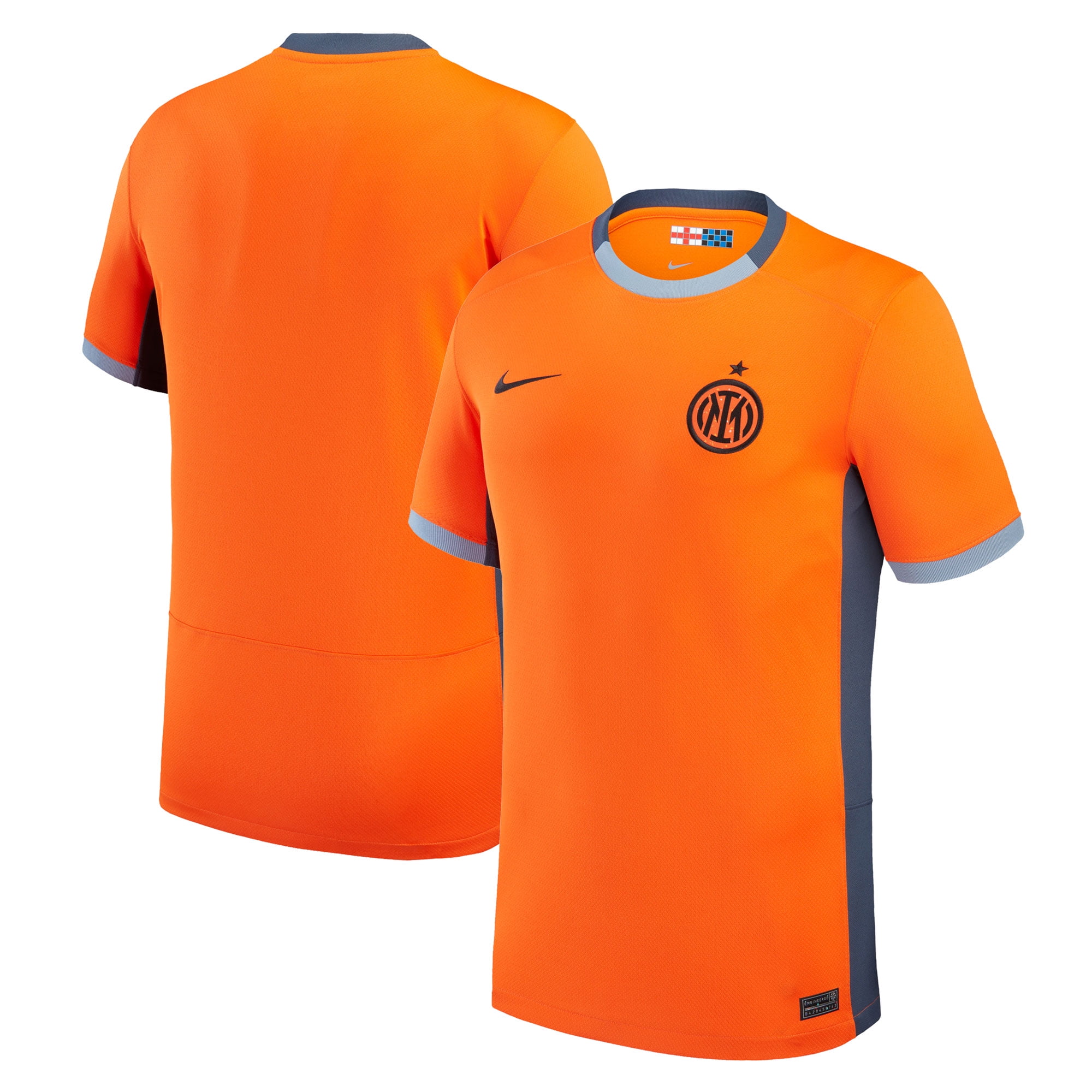 Men's Nike Orange Inter Milan 2023/24 Third Stadium Replica Jersey ...