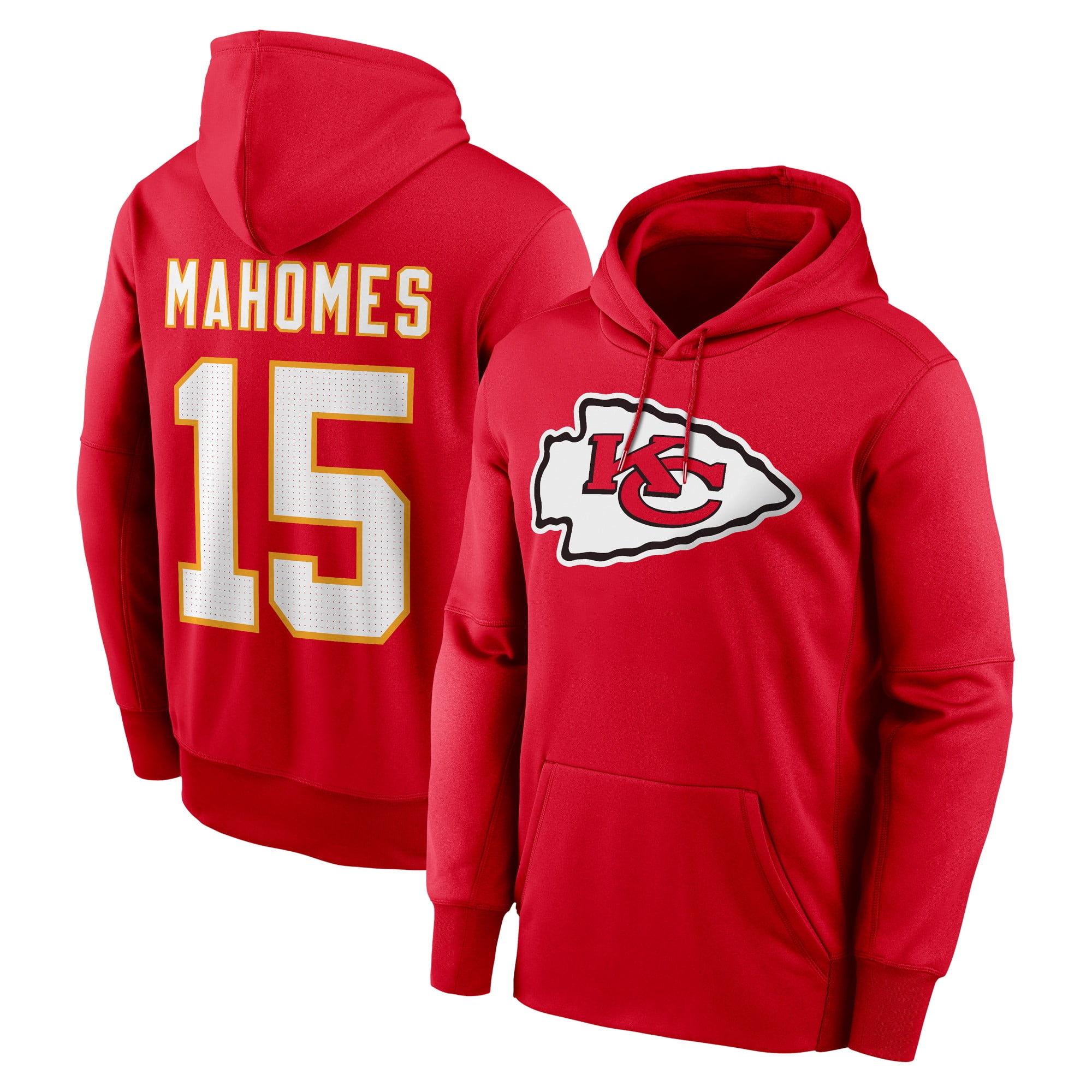 Men's Nike Patrick Mahomes Red Kansas City Chiefs Player Name & Number ...