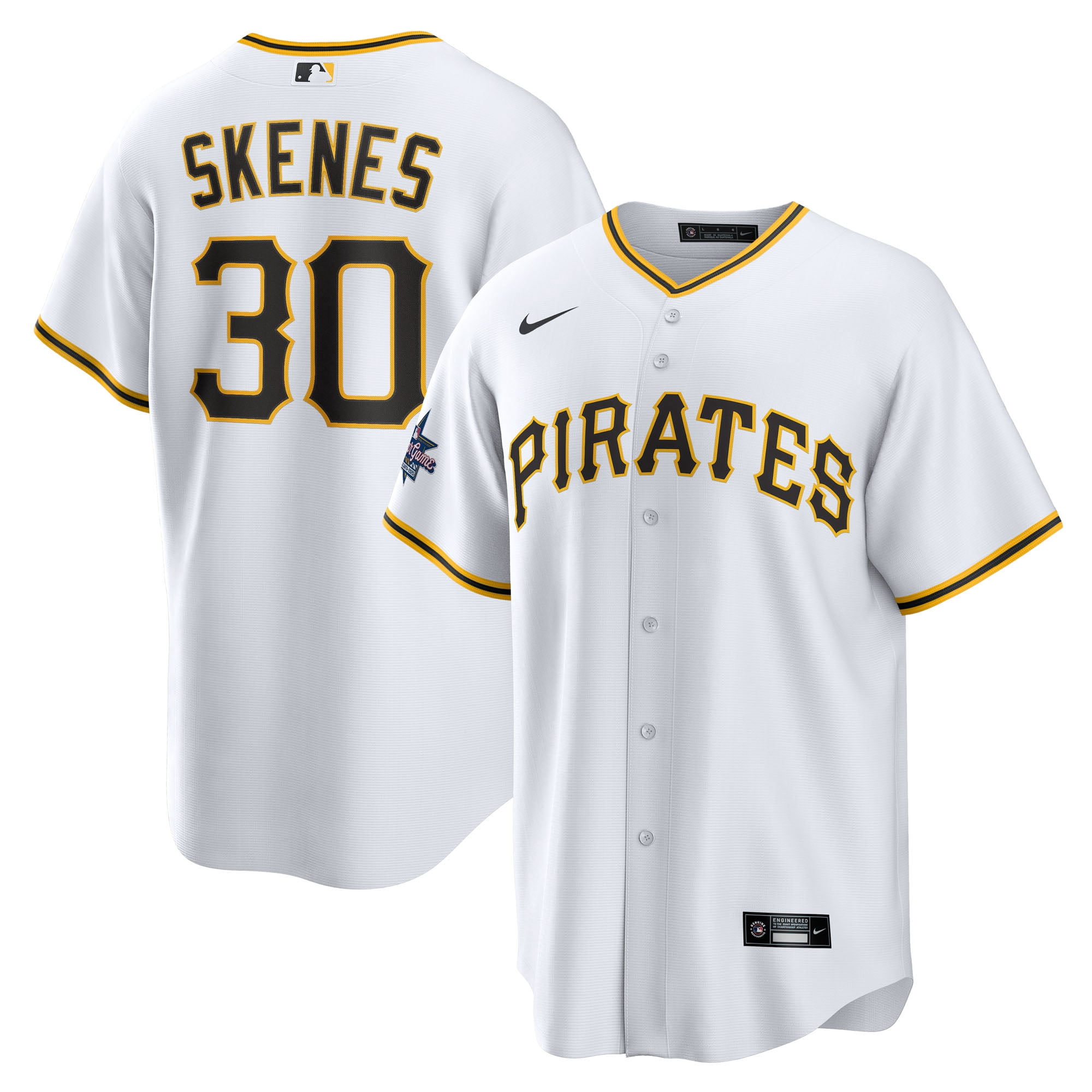 Men's Nike Paul Skenes White Pittsburgh Pirates 2025 MLB All-Star Game ...