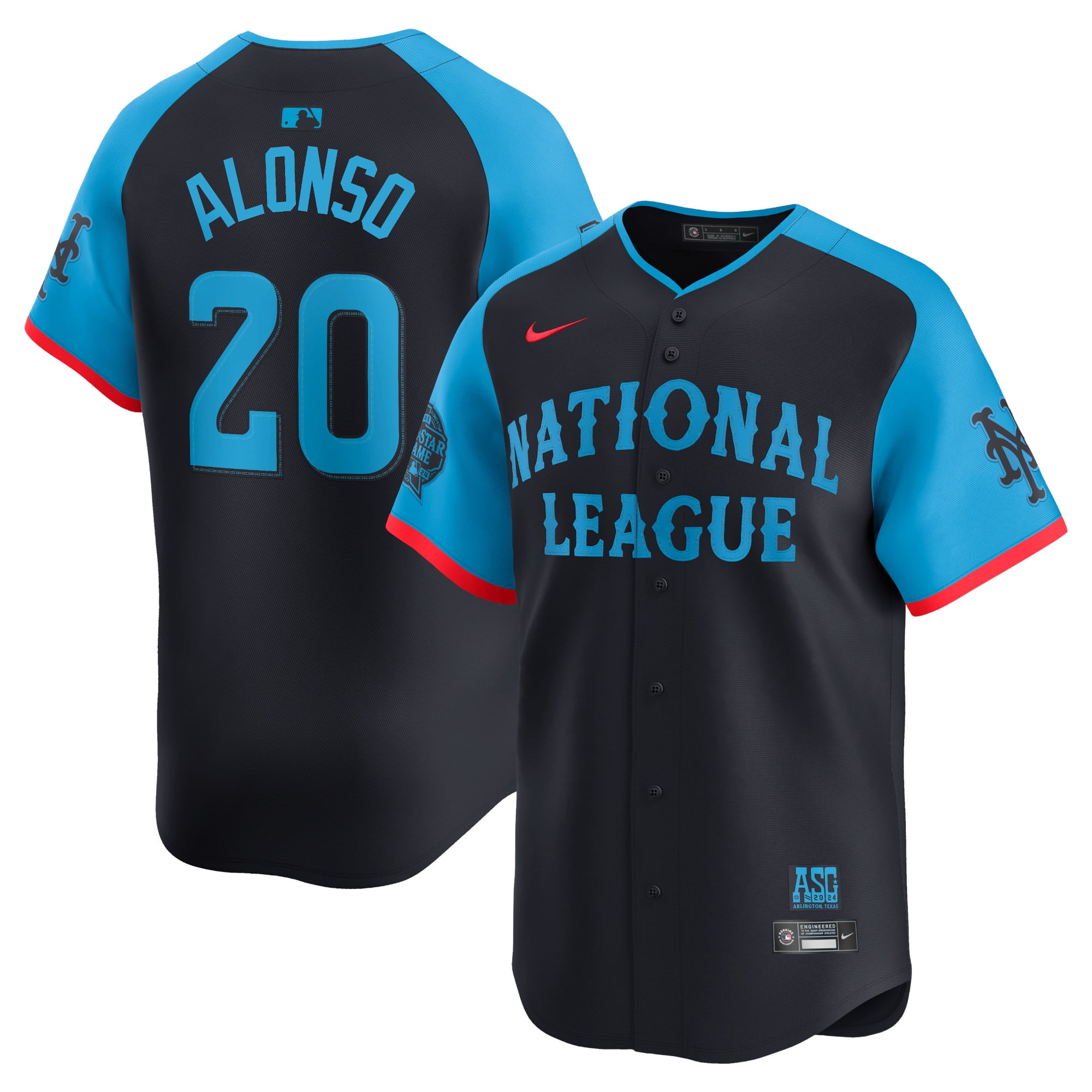 Men's Nike Pete Alonso Navy National League 2024 MLB All-Star Game ...