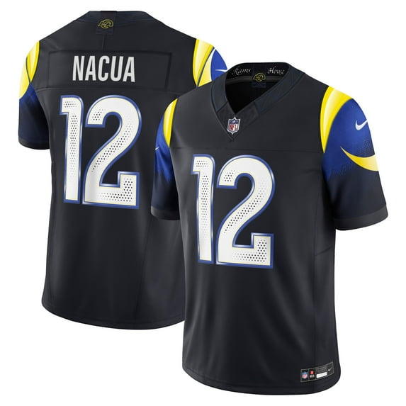 Men's Nike Puka Nacua Midnight Blue Los Angeles Rams 2025 Rivalries ...
