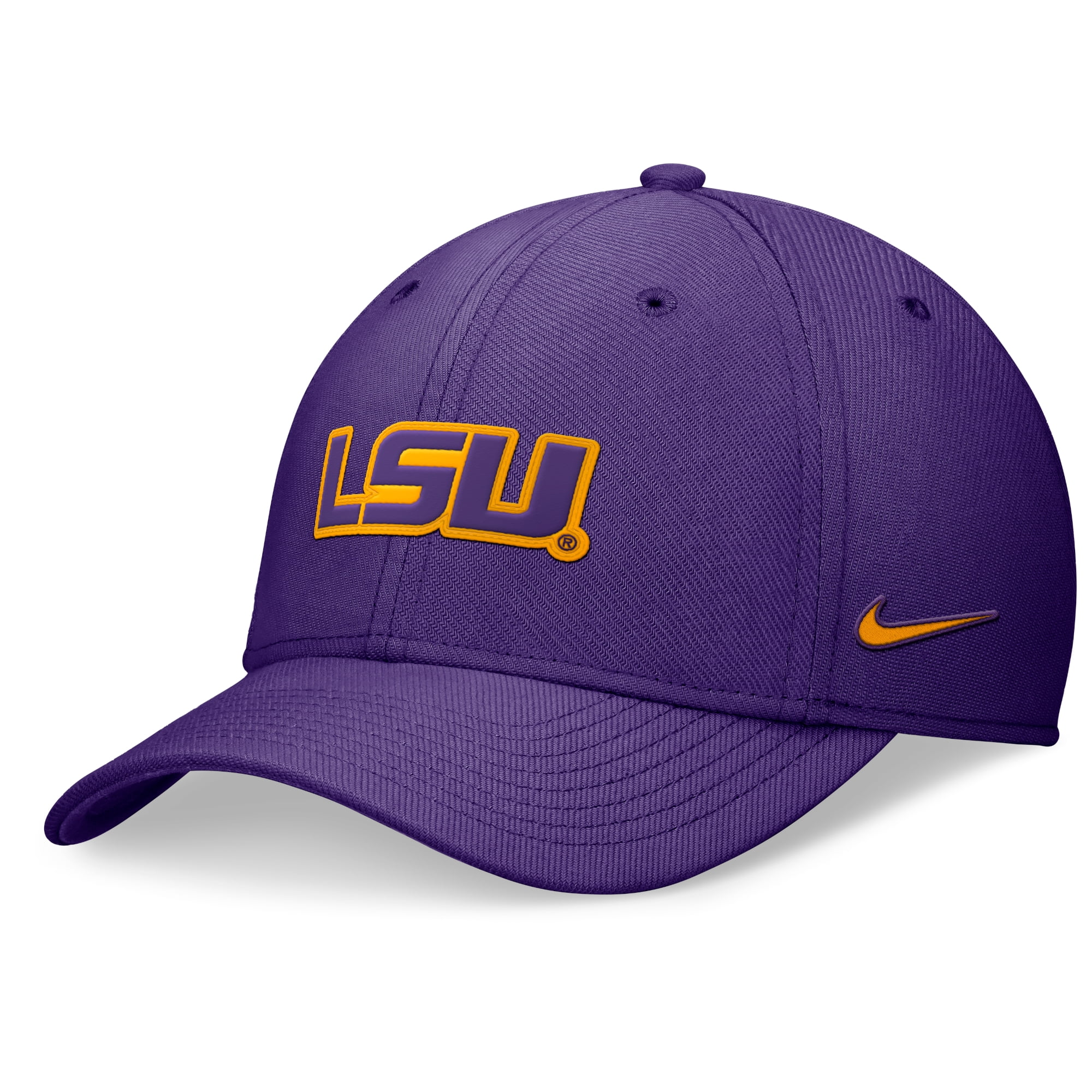 Men's Nike Purple LSU Tigers 2024 Sideline Flex Hat - Walmart.com