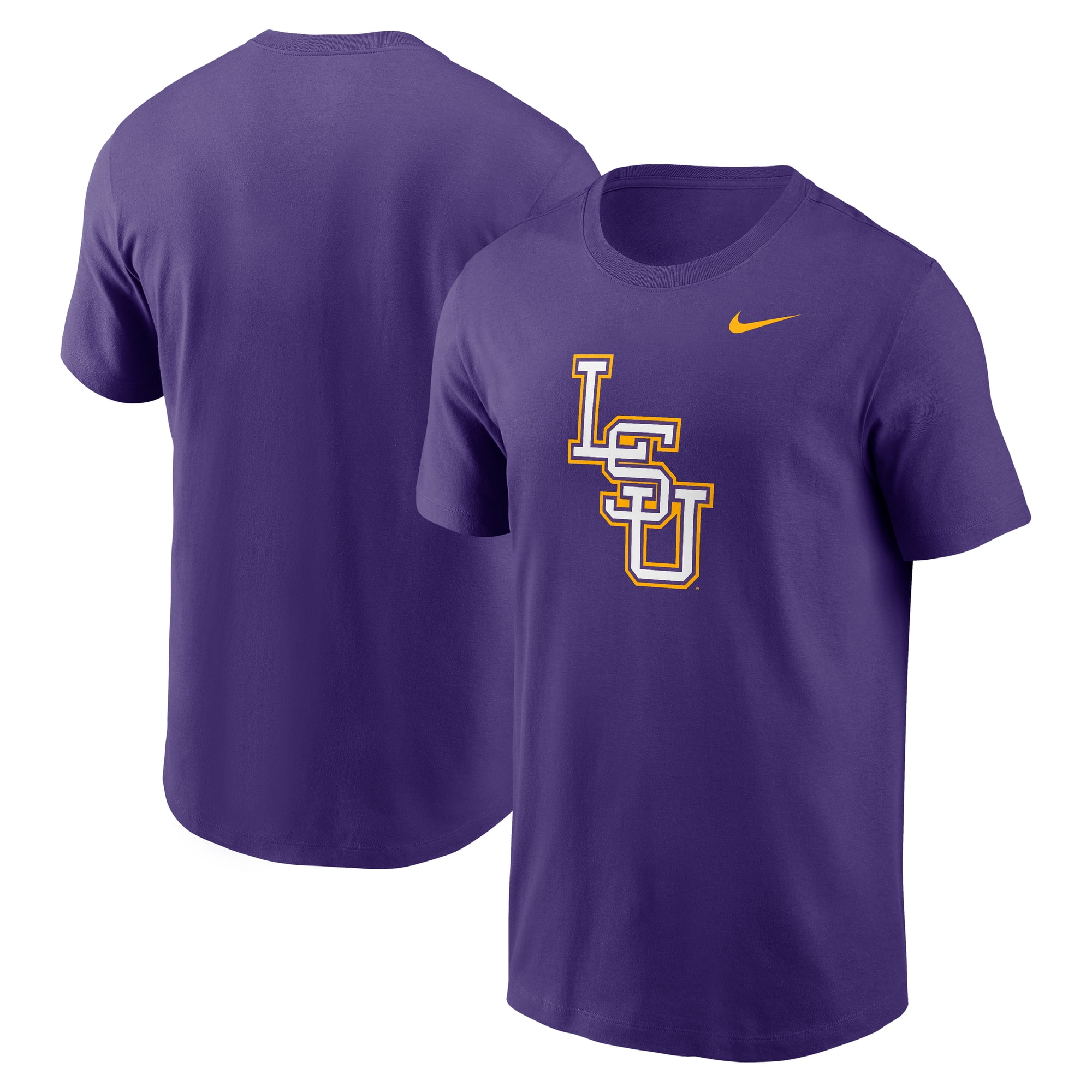 Men's Nike Purple LSU Tigers Baseball Logo T-Shirt - Walmart.com