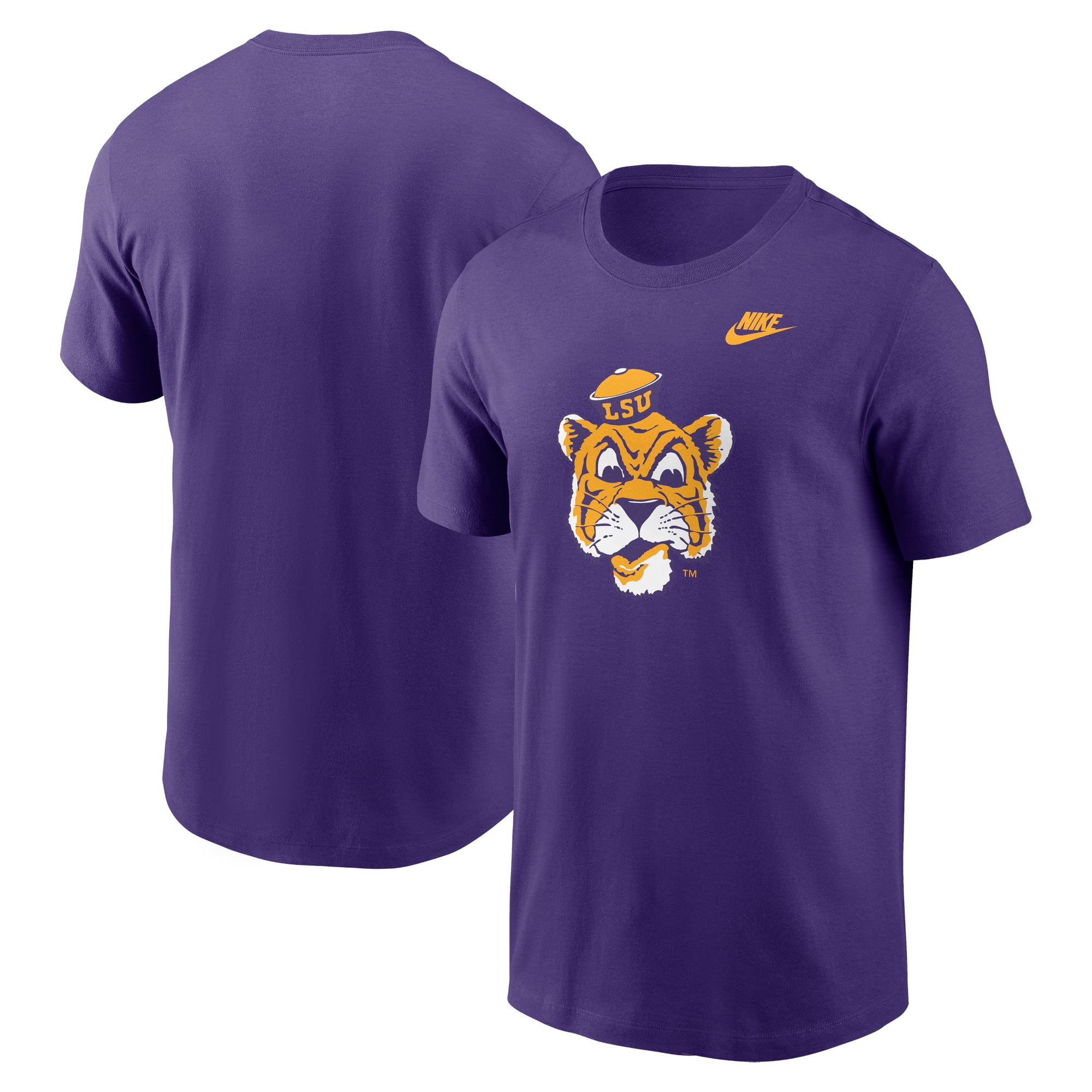 Men's Nike Purple LSU Tigers Legacy Alternate Logo T-Shirt - Walmart.com