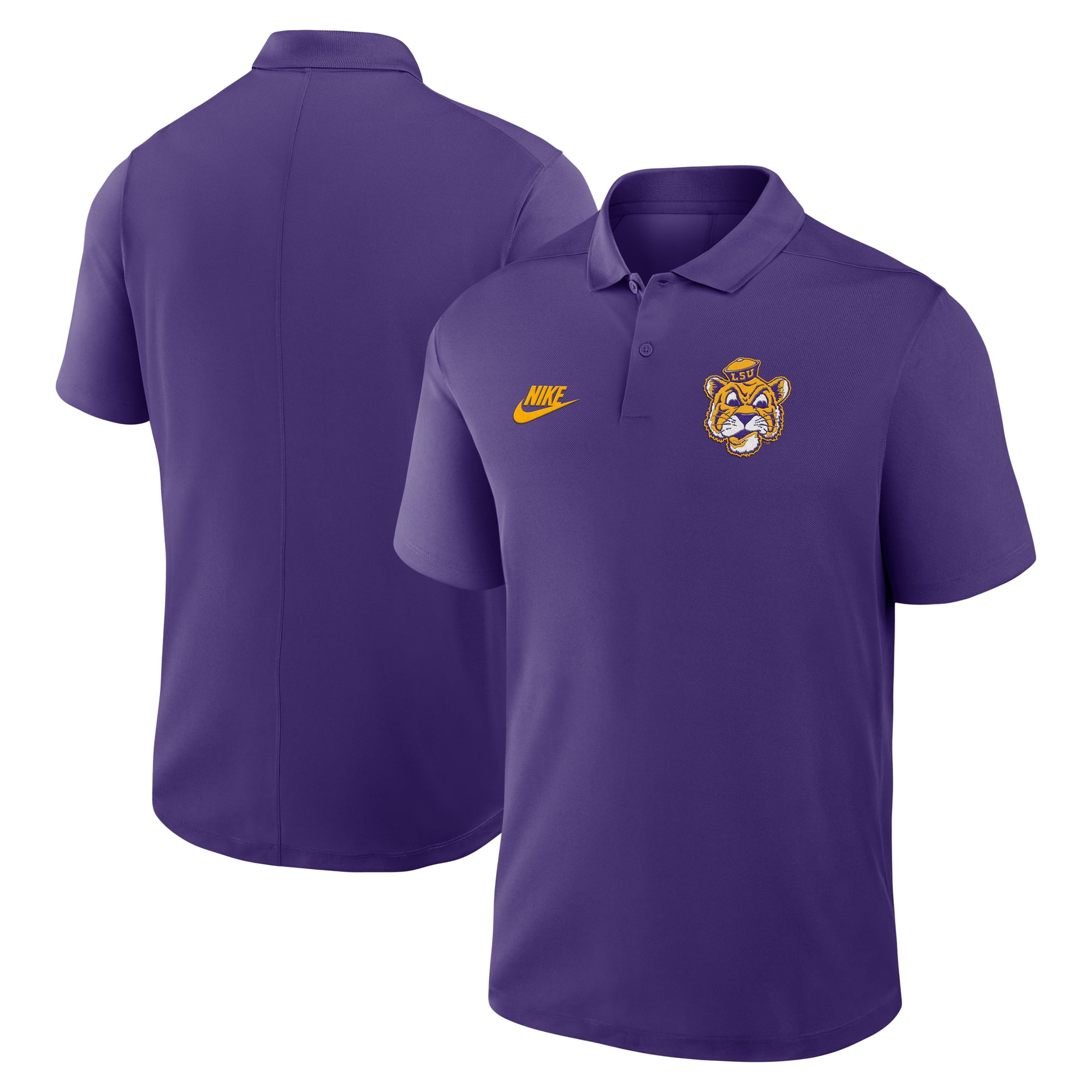 Men's Nike Purple LSU Tigers Primetime Victory Legacy Vault Logo Performance Polo - Walmart.com