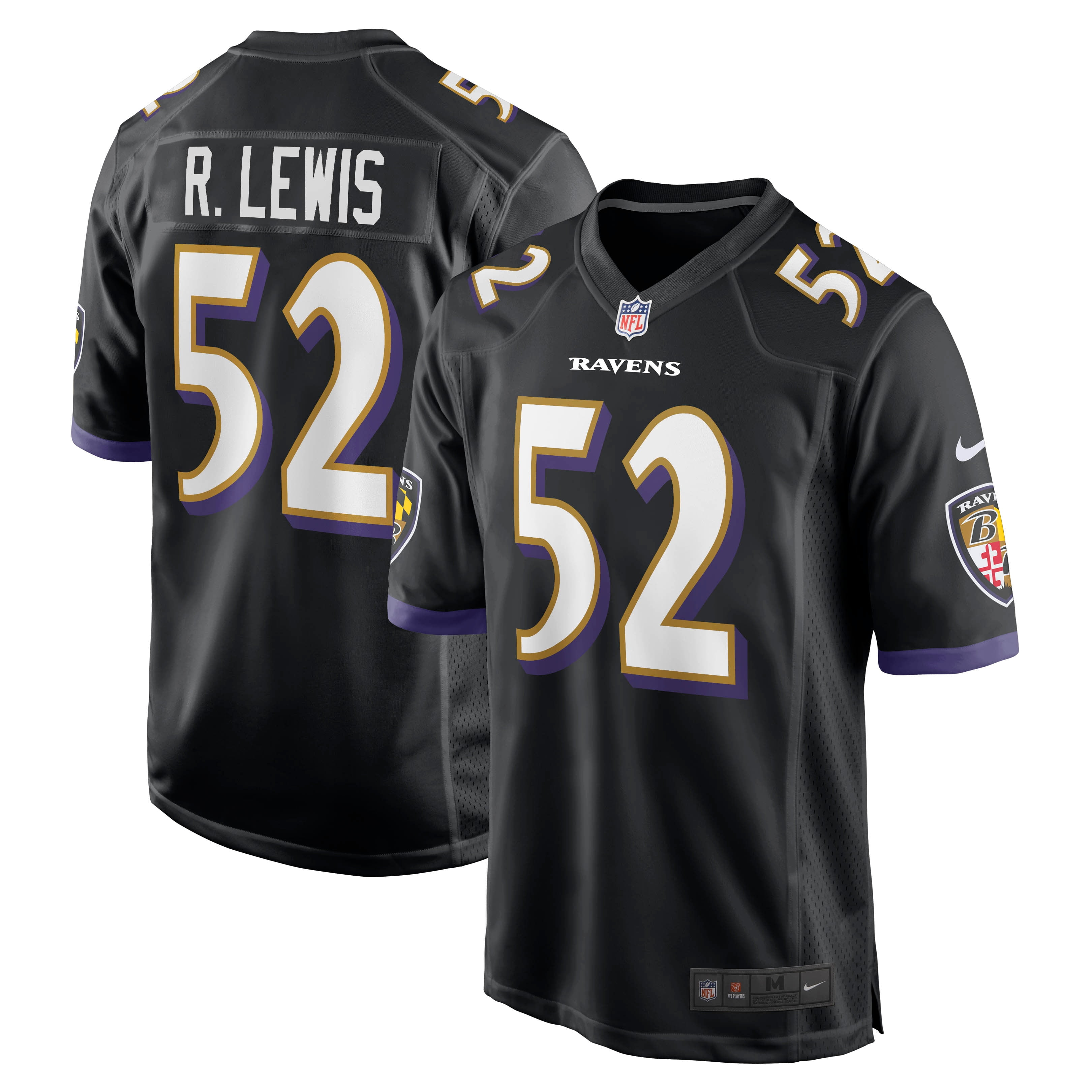 Men's Nike Ray Lewis Black Baltimore Ravens Retired Player Alternate ...
