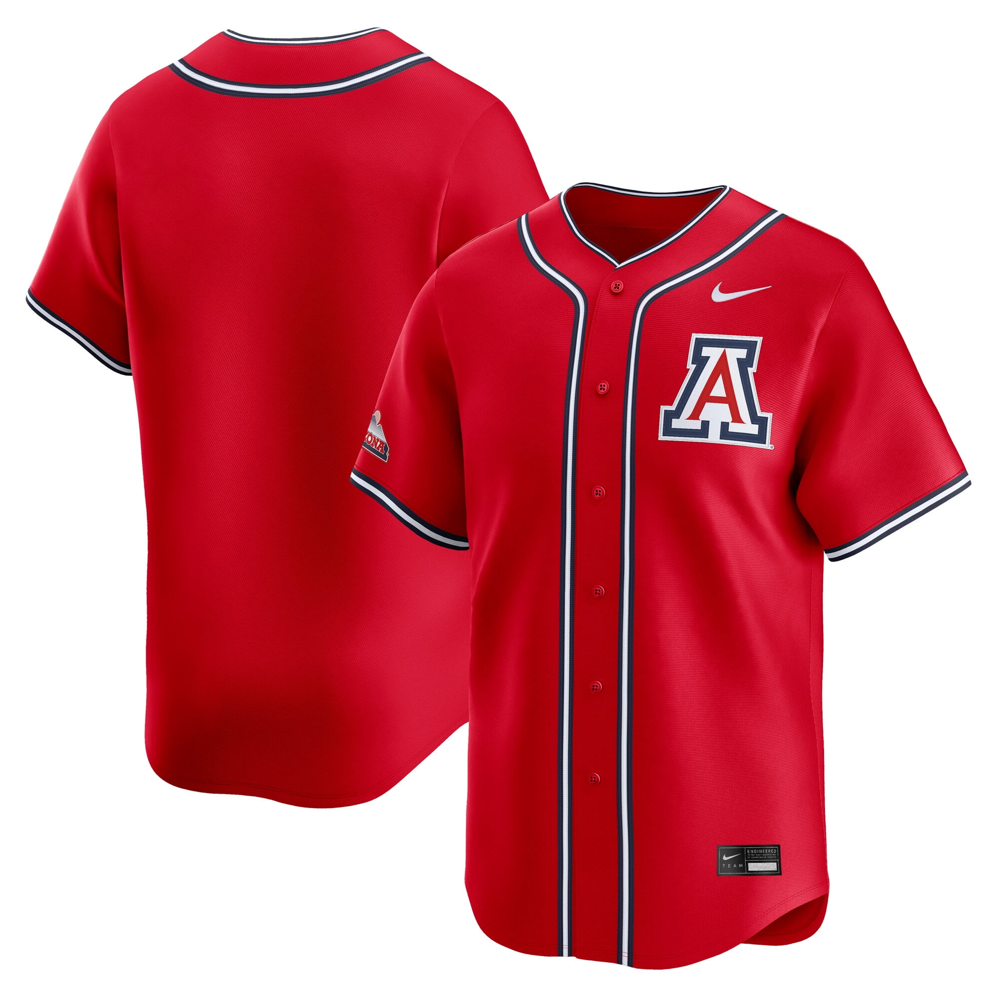 Men's Nike Red Arizona Wildcats College Baseball Limited Jersey ...