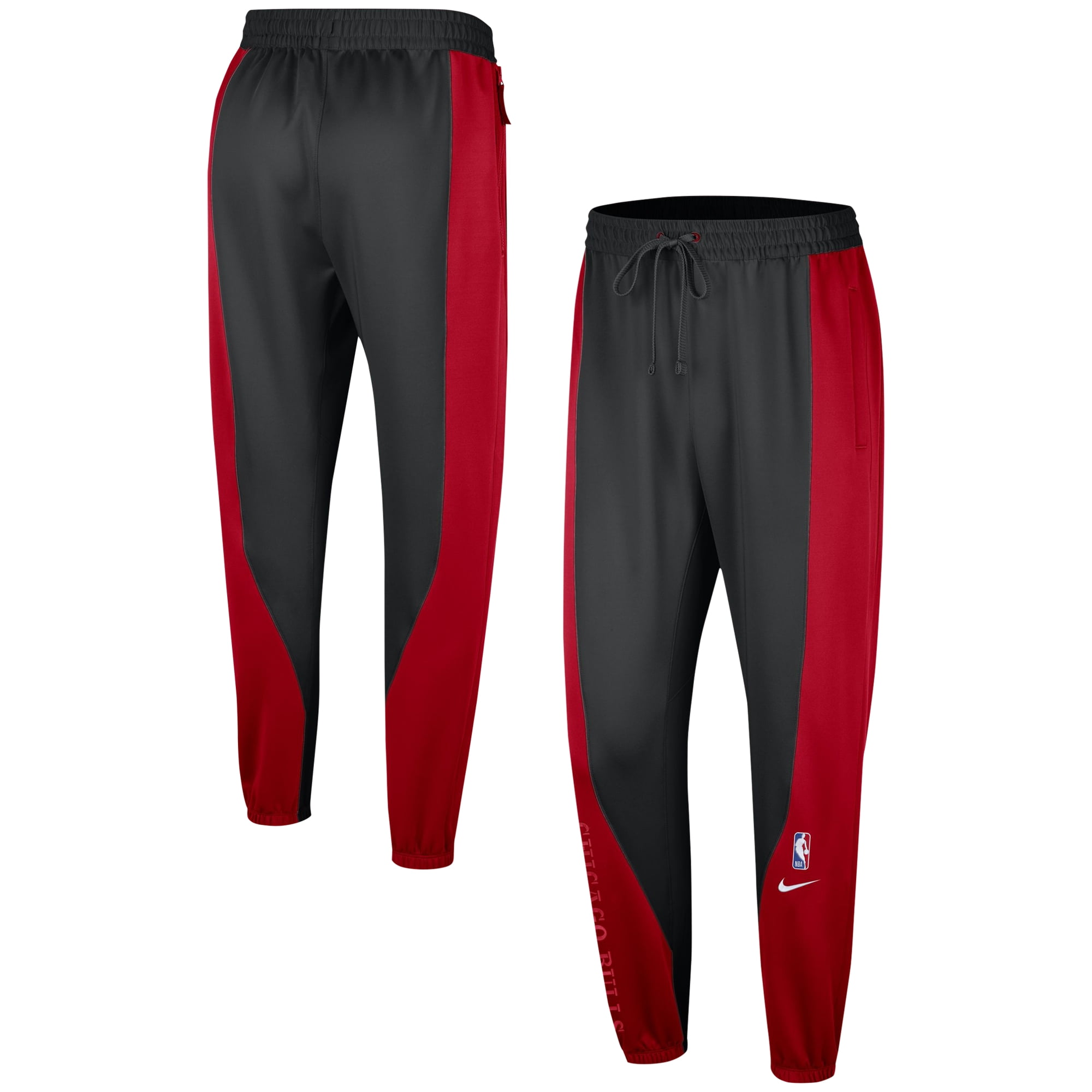 Men's Nike Red/Black Chicago Bulls 2023/24 Authentic Showtime Pants ...