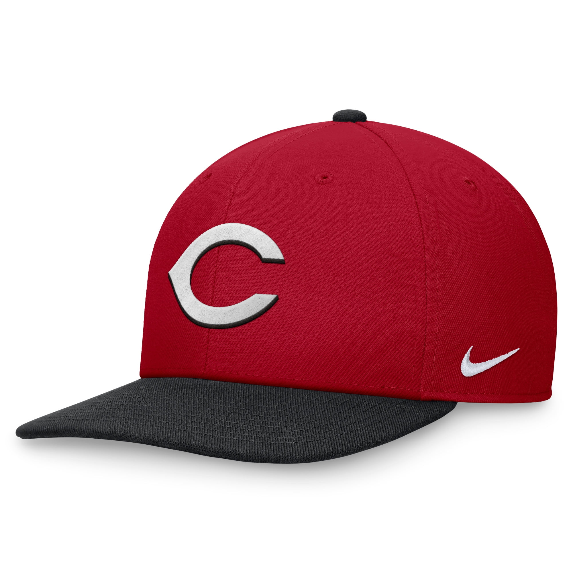 Men's Nike Red/Black Cincinnati Reds Two-Tone Snapback Hat - Walmart.com