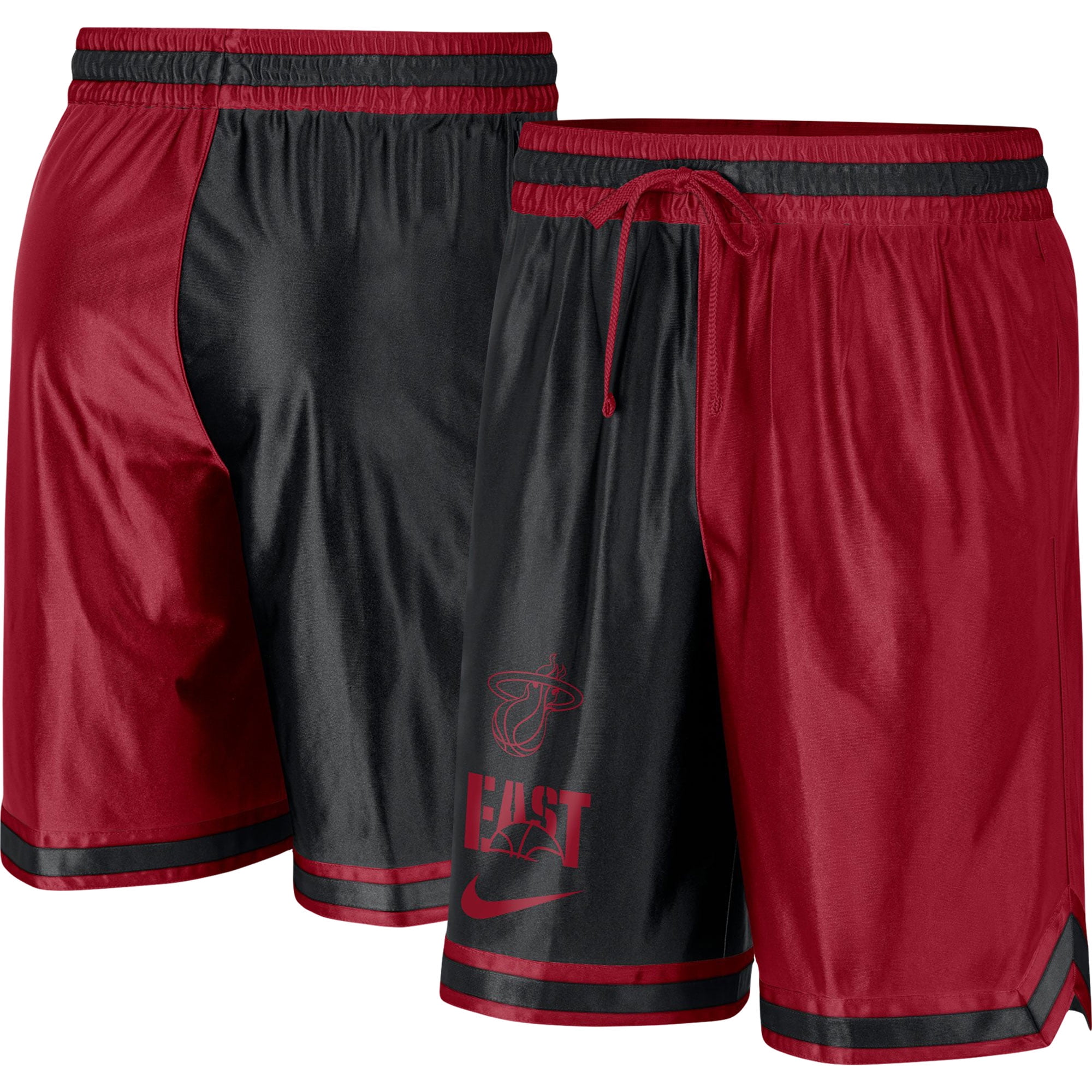 Men's Nike Red/Black Miami Heat Courtside Versus Force Split DNA ...