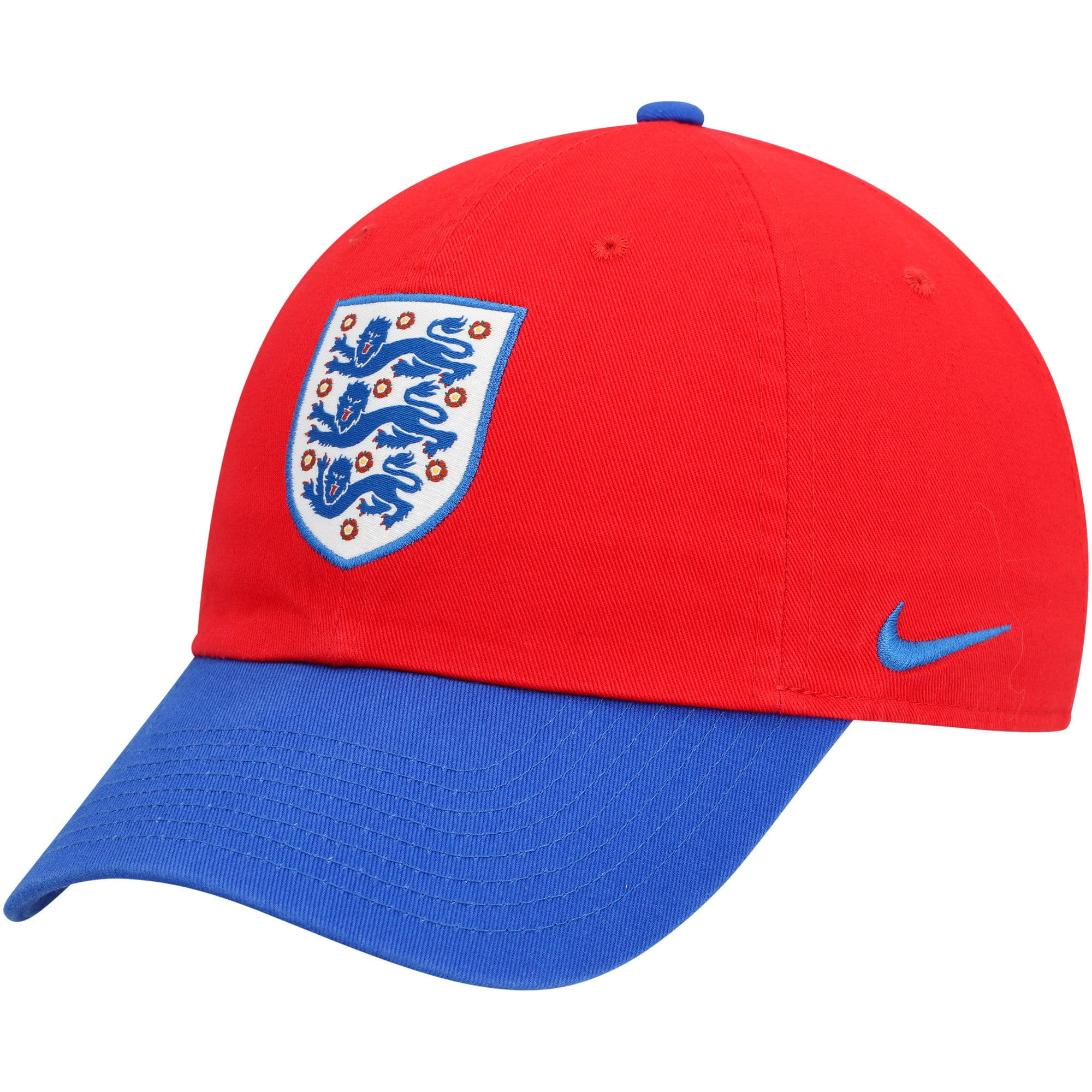 Men's Nike Red/Blue England National Team Campus Adjustable Hat ...