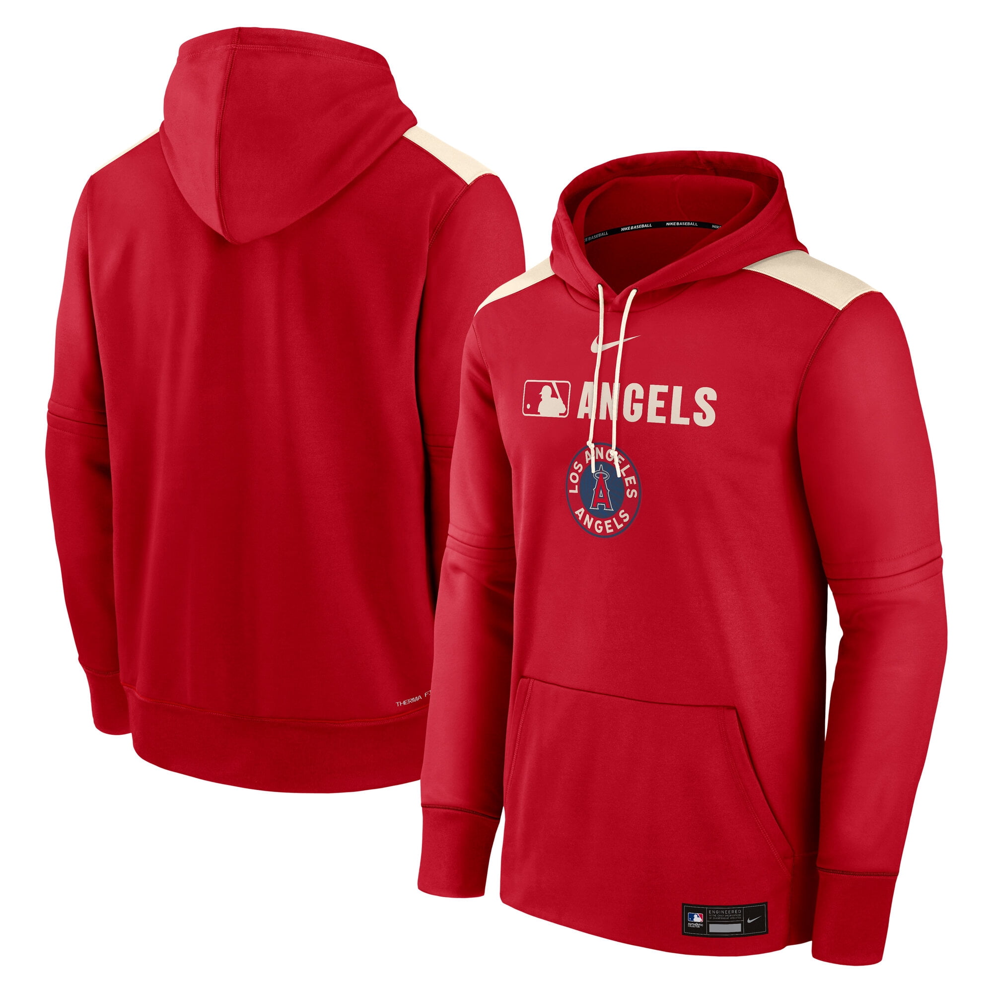 Men's Nike Red Los Angeles Angels Authentic Collection City Connect ...