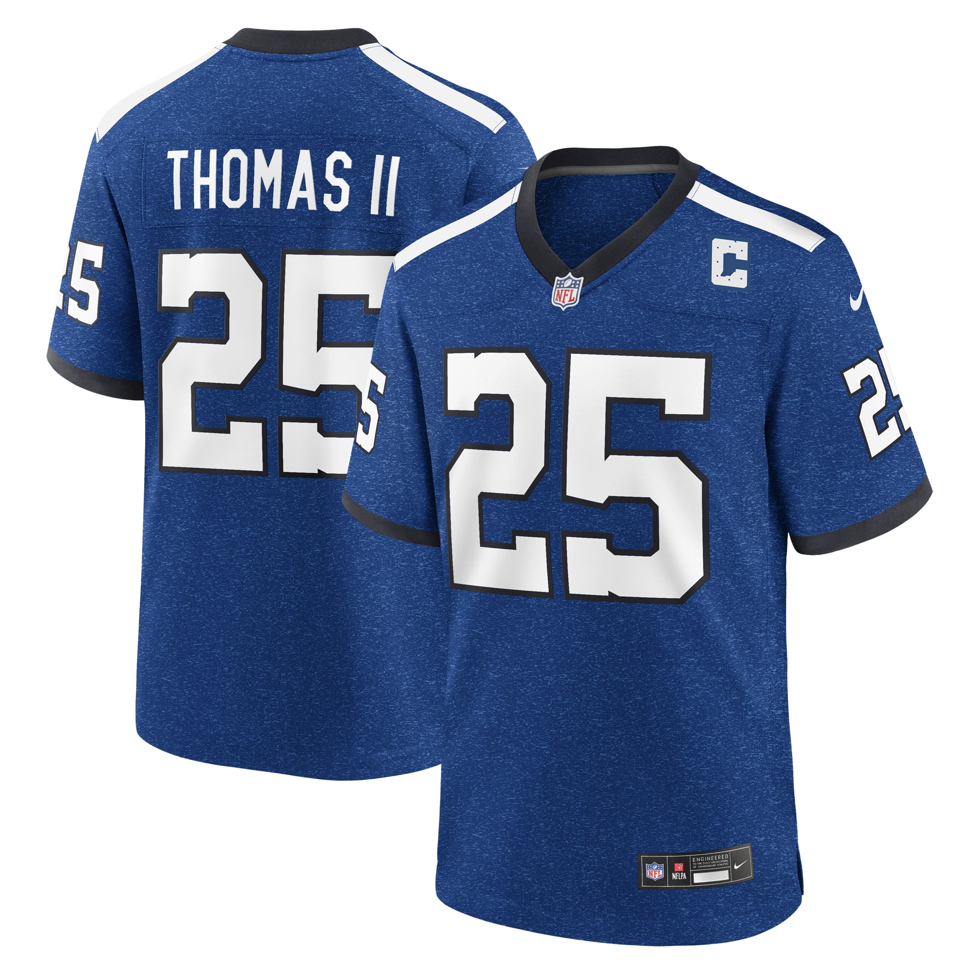 Men's Nike Rodney Thomas II Blue Indianapolis Colts Alternate Game ...