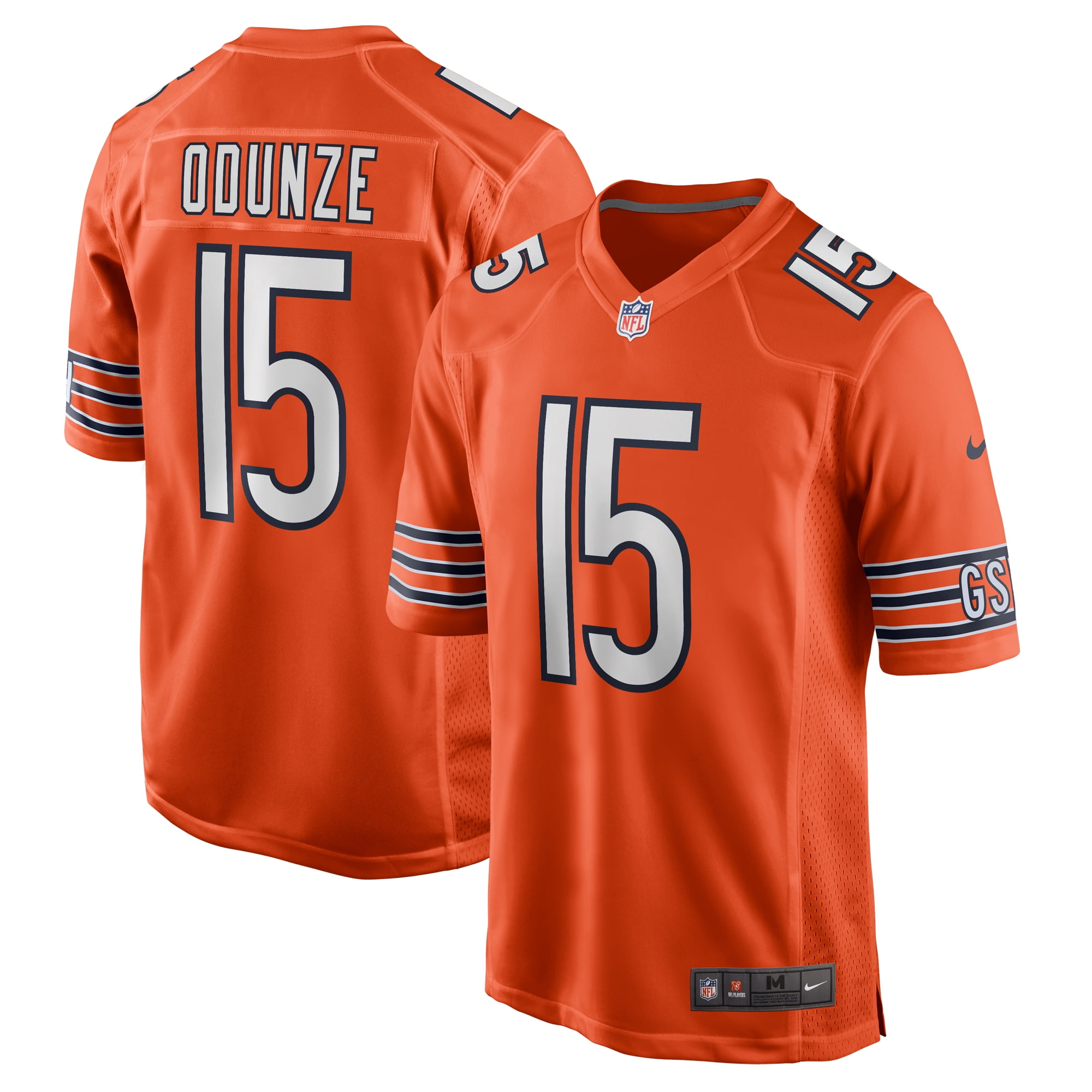 Men's Nike Rome Odunze Orange Chicago Bears Alternate Game Jersey - Walmart.com