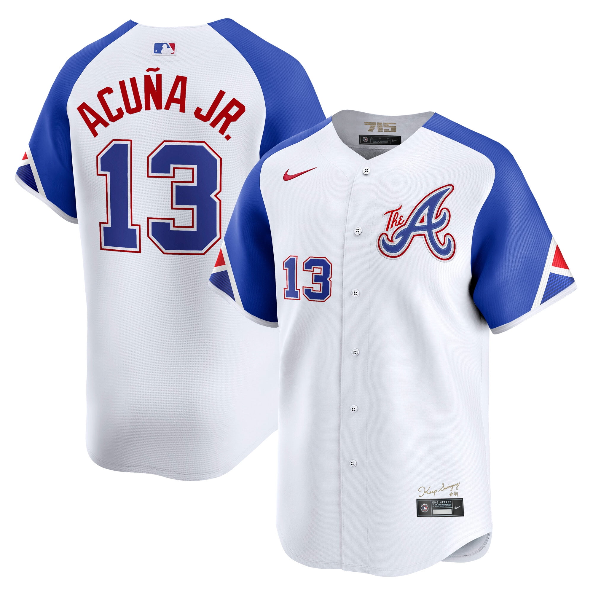 Men's Nike Ronald Acu-a Jr. White Atlanta Braves City Connect Limited ...