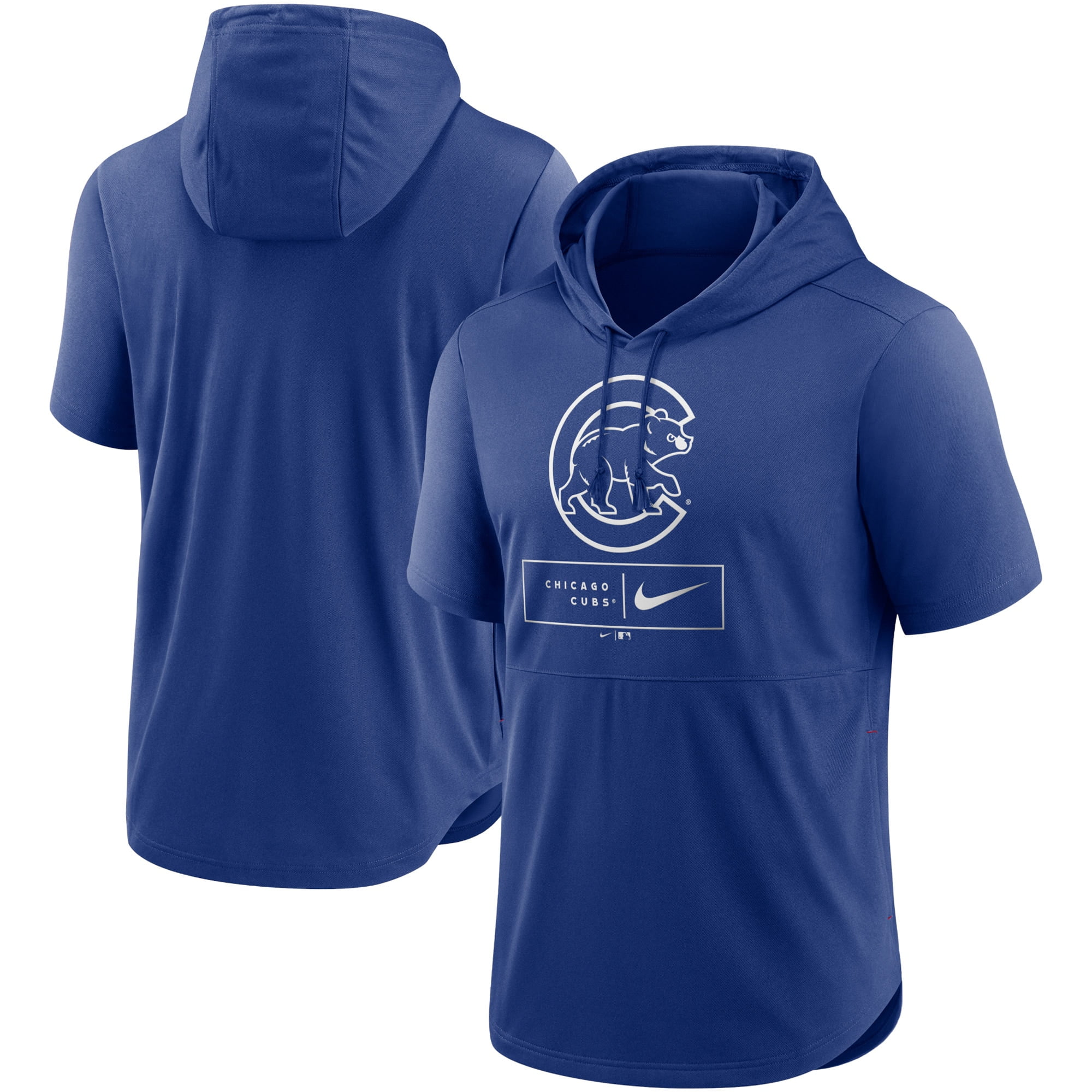 Men's Nike Royal Chicago Cubs Lockup Performance Short Sleeve ...