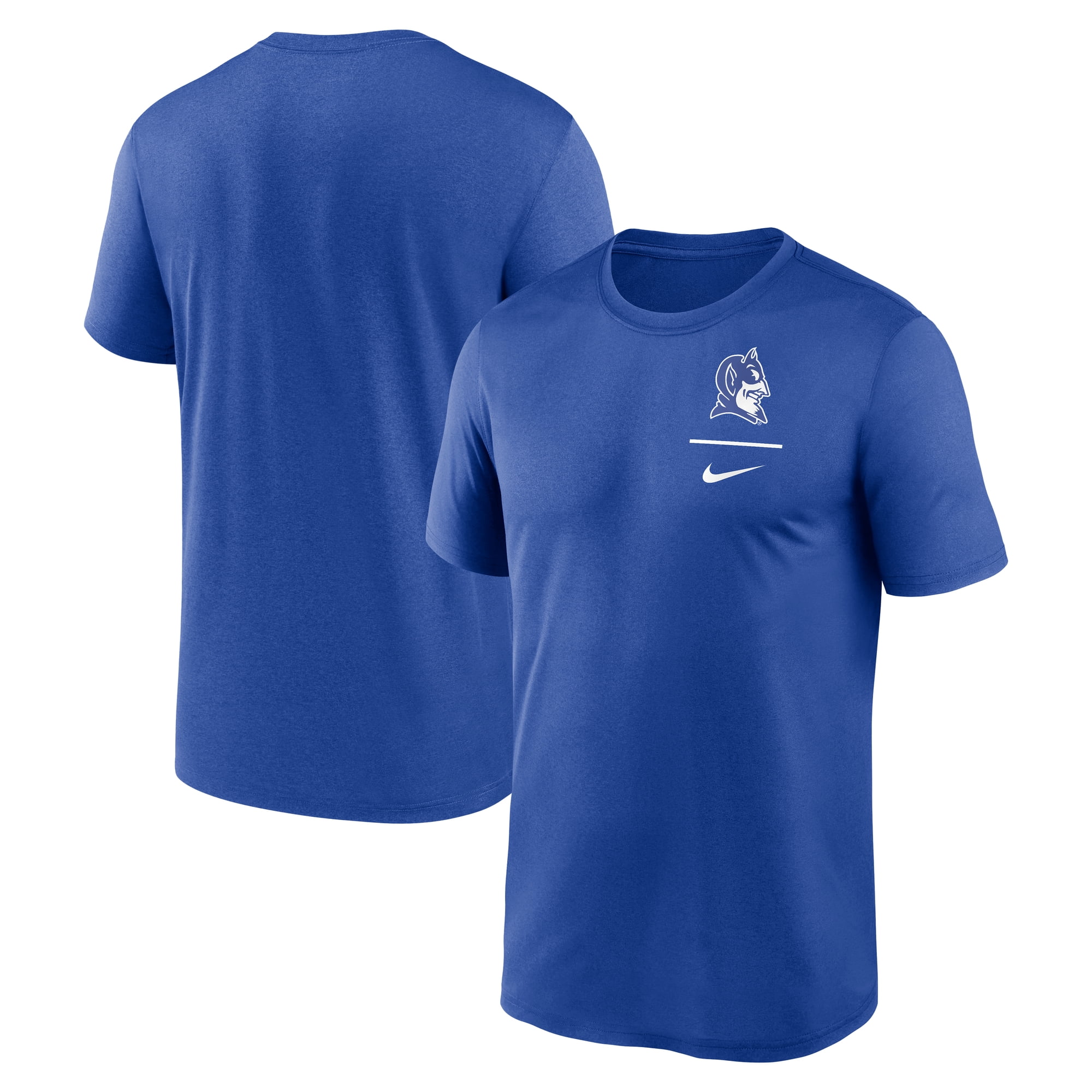 Men's Nike Royal Duke Blue Devils Alternate Logo Lockup Legend ...