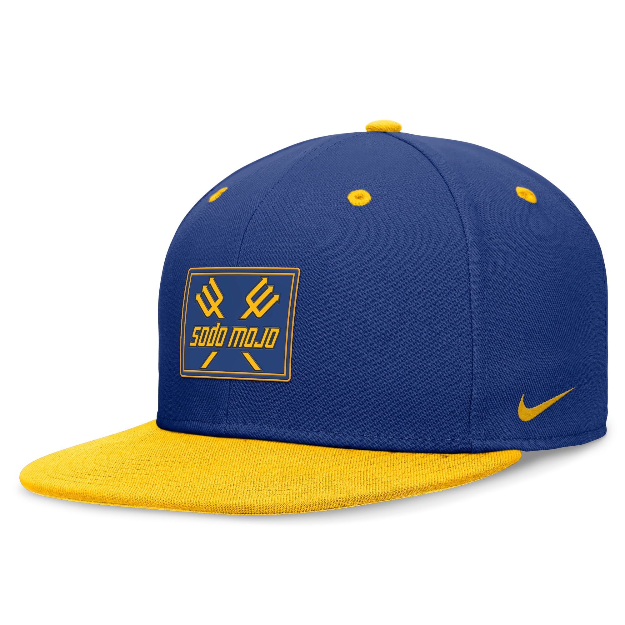 Men's Nike Royal/Gold Seattle Mariners City Connect True Fitted Hat ...