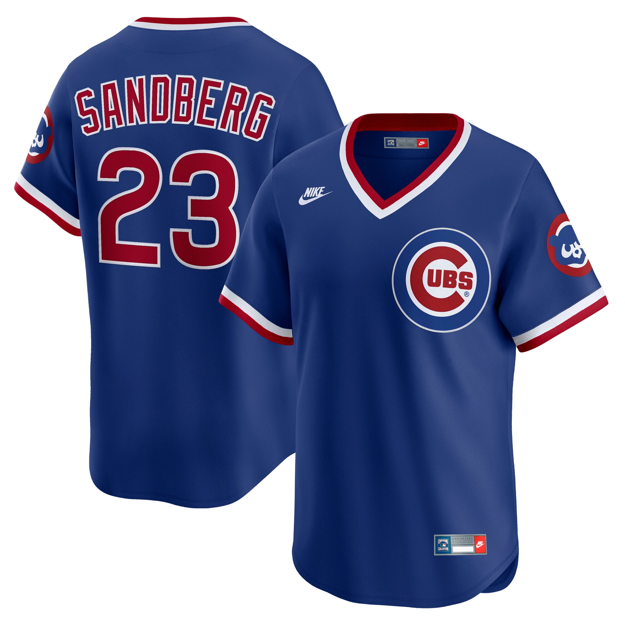 Men's Nike Ryne Sandberg Royal Chicago Cubs Throwback Cooperstown ...