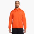 Men's Nike Sportswear Club Fleece Pullover Hoodie Color: Safety Orange ...