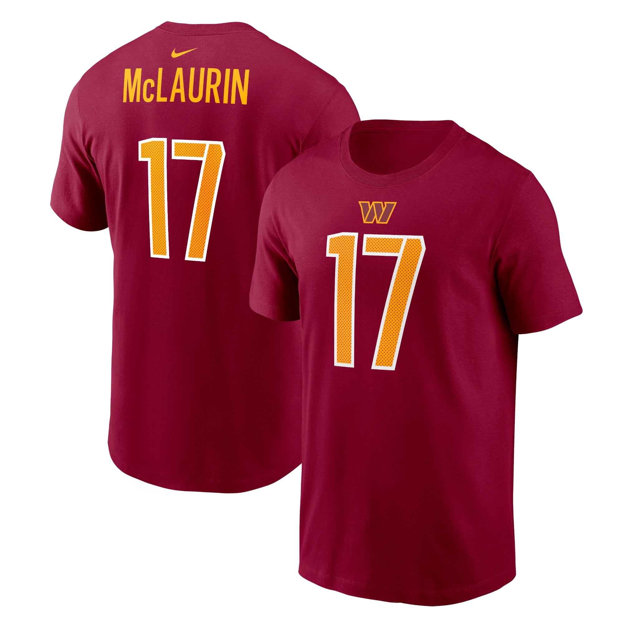 Men's Nike Terry McLaurin Burgundy Washington Commanders Player Name ...