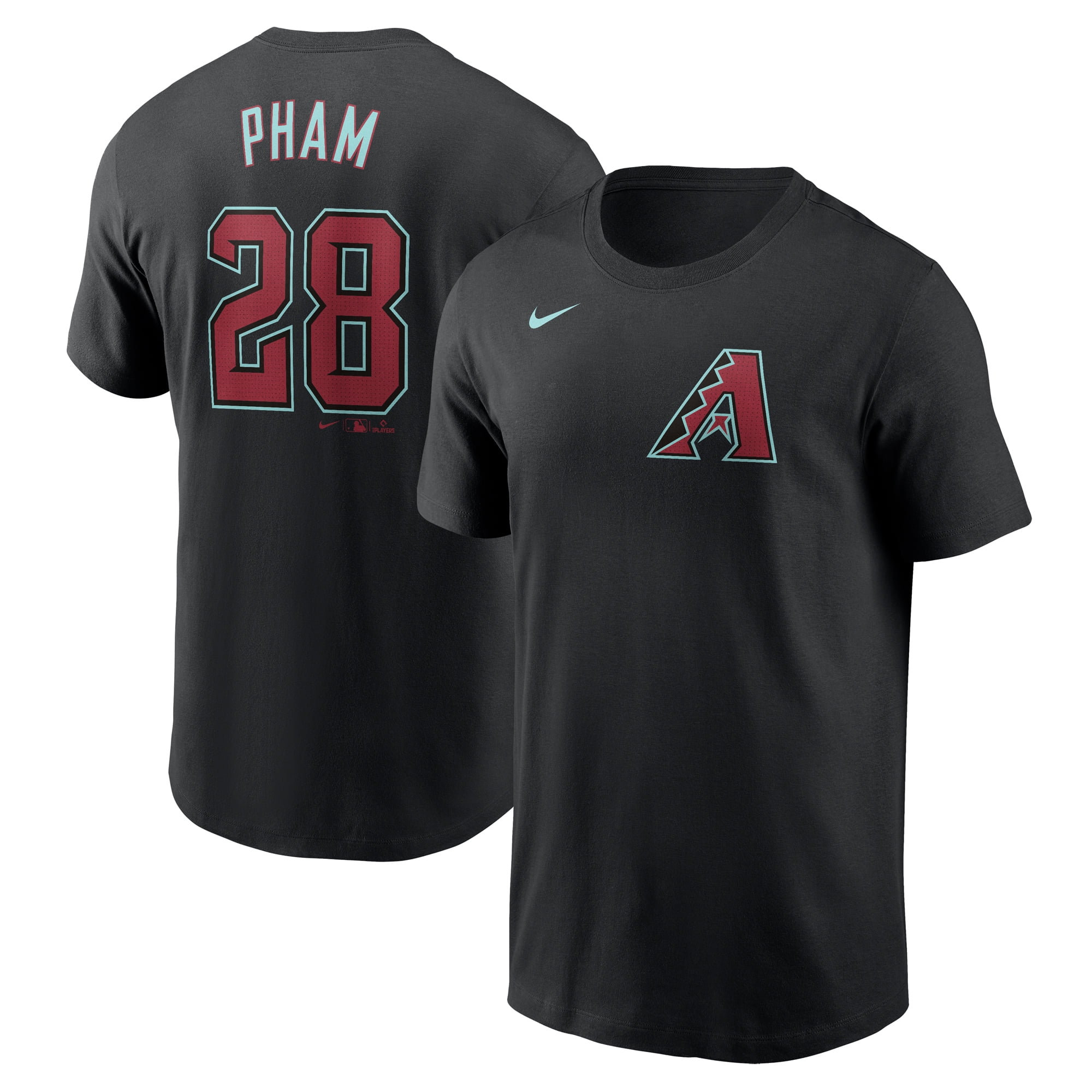 Men's Nike Tommy Pham Black Arizona Diamondbacks 2024 Fuse Name ...