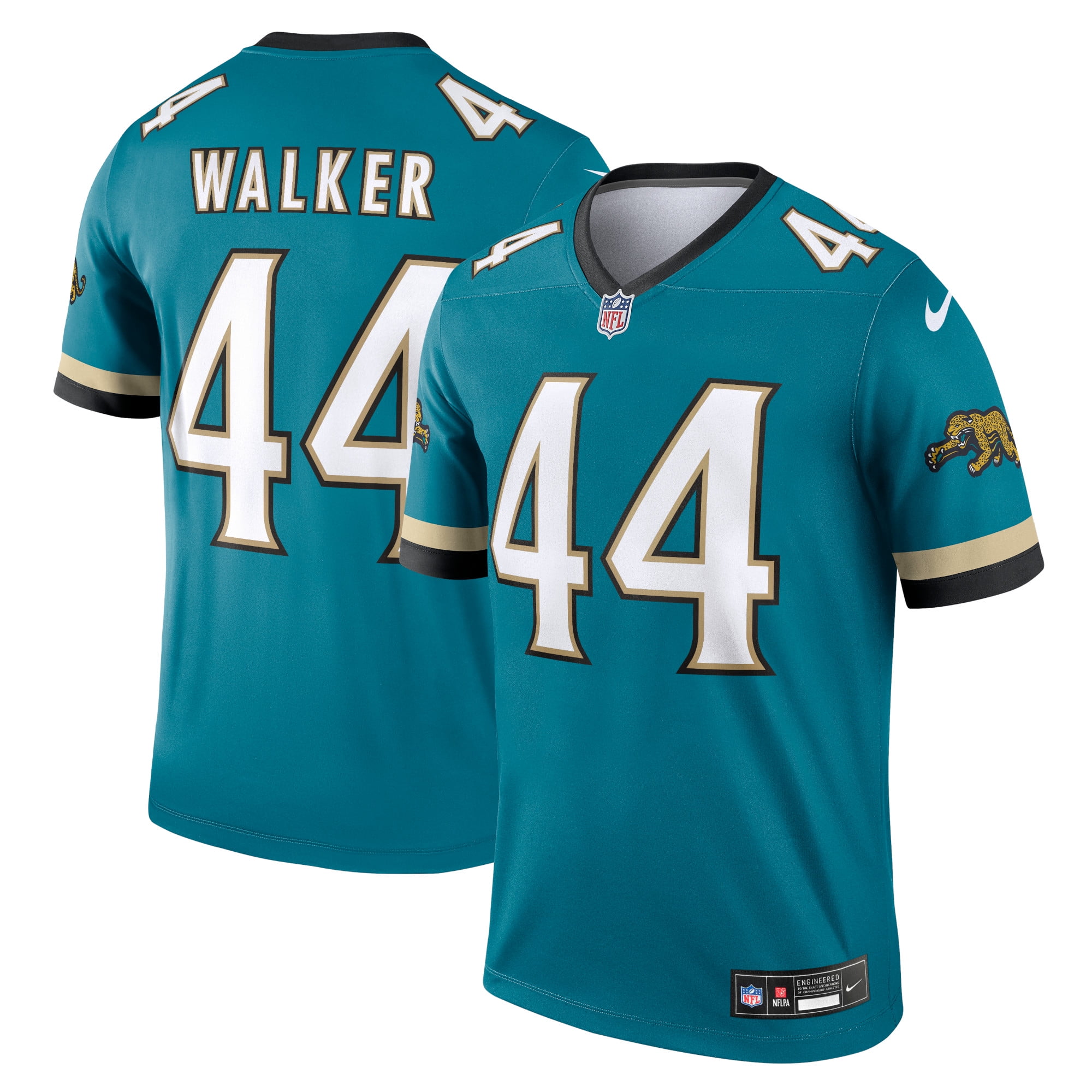 Men's Nike Travon Walker Teal Jacksonville Jaguars Legend Player ...